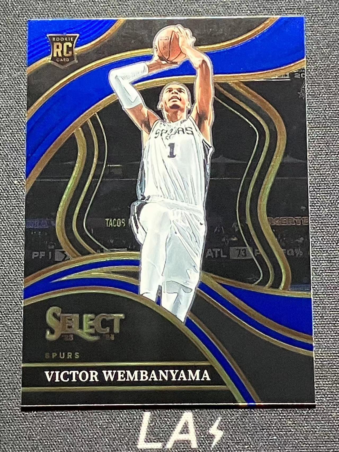 【LA拍卖】2023-24 Panini Select Victor Wenbanyama NBA 马刺 法国 维克托 文班亚马 新秀 RC ...