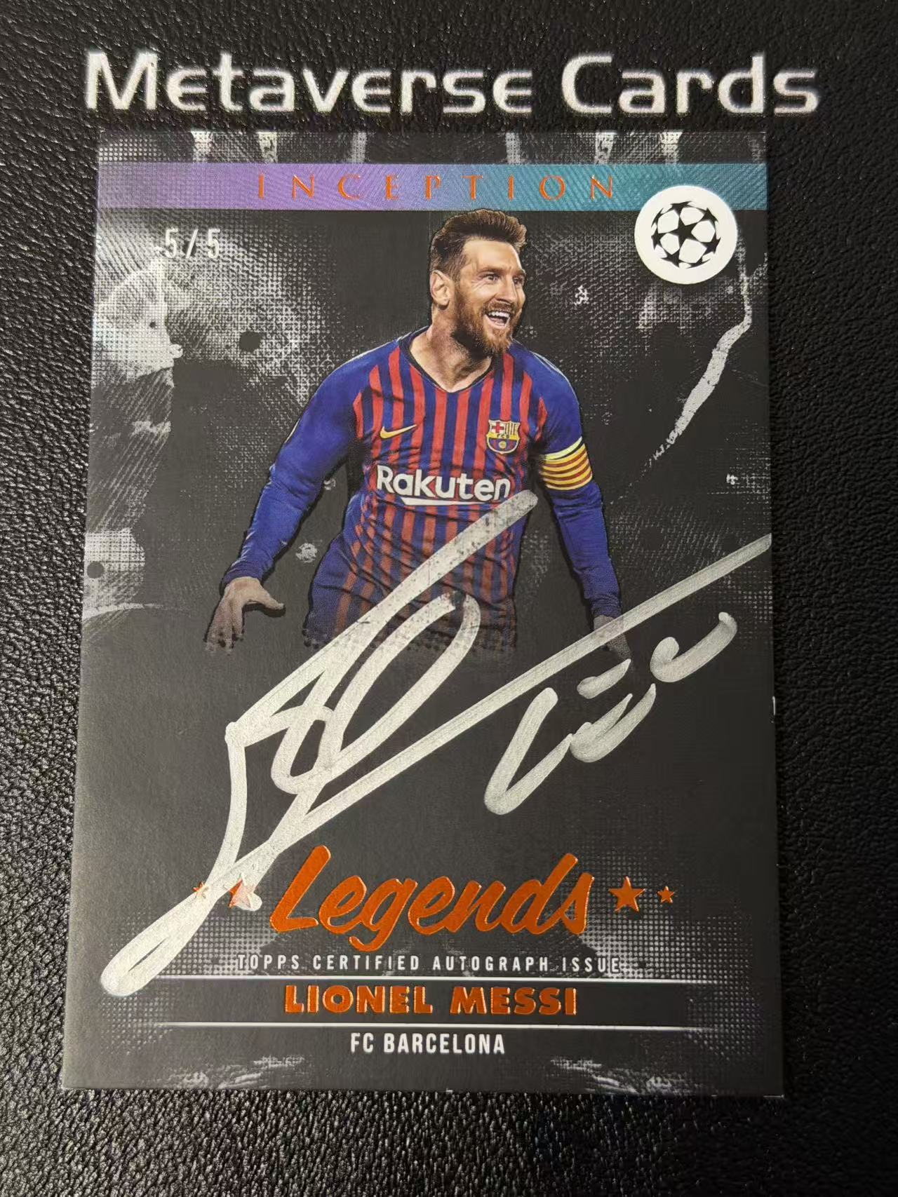 【元宇宙精品】浪总155：2024-25 Topps Inception Lionel Messi 欧冠 盗梦空间 巴萨 巴塞罗那 梅西 ...