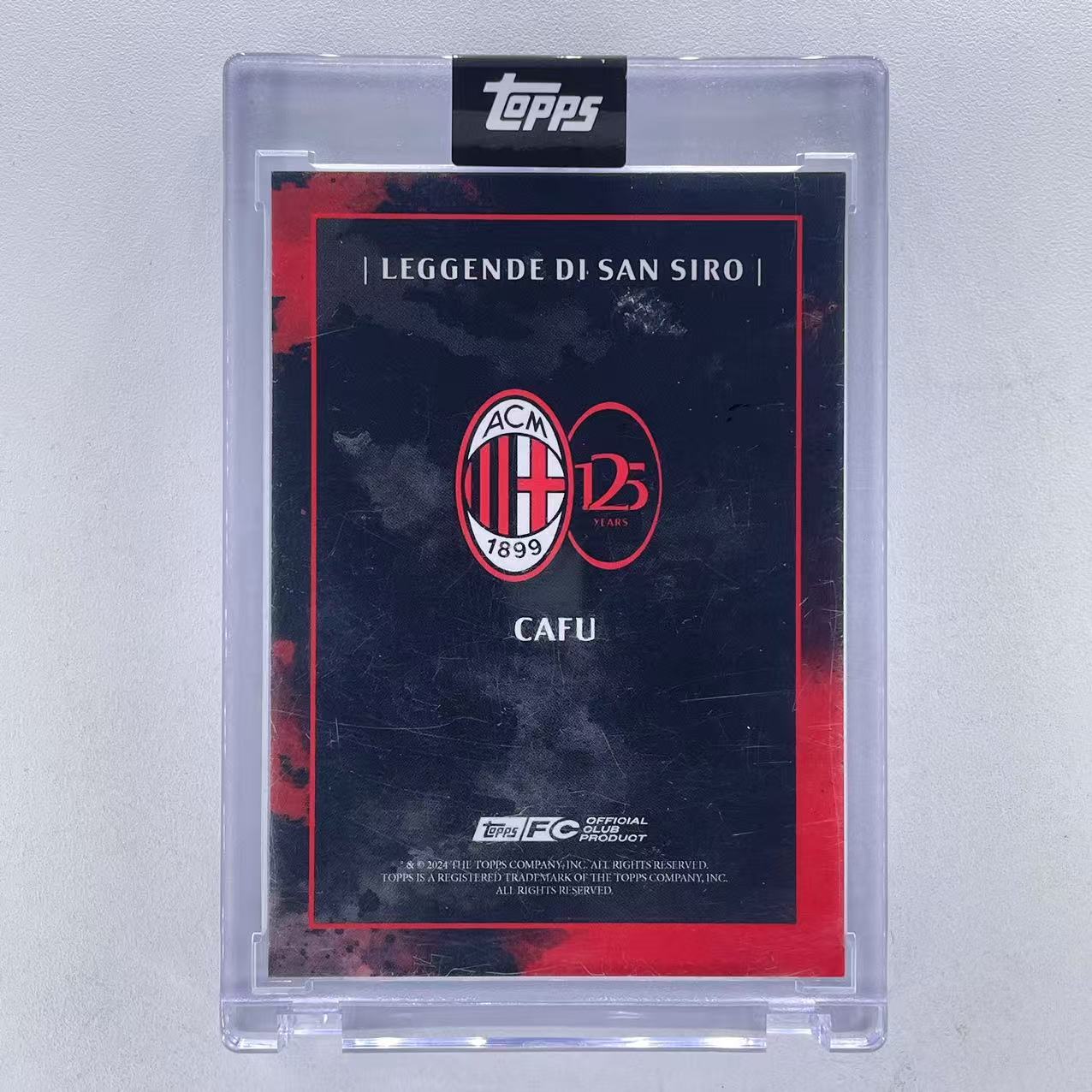 N 2024-25 Topps 125 Years Anniversary Cafu 卡福 巴西 罗马 AC米兰 125周年高端队盒 49编 ...