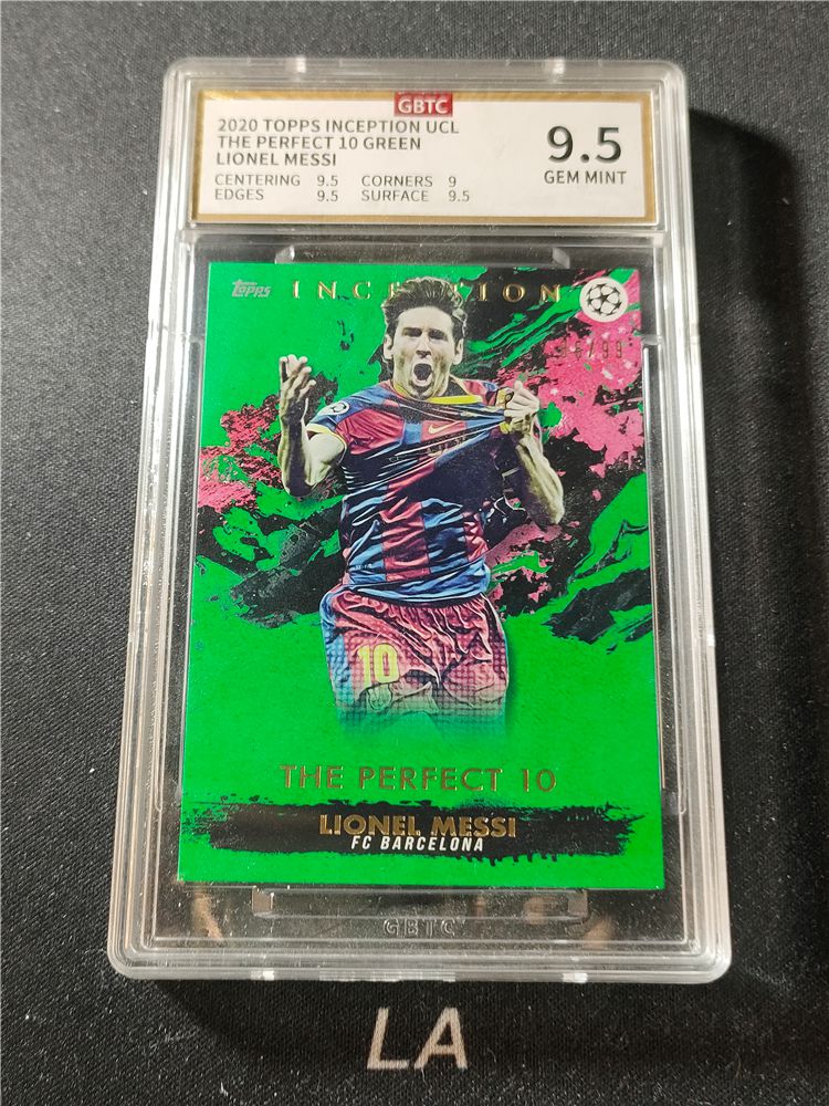 【LA拍卖】2020-21 Topps Inception Lionel Messi 元年 欧冠盗梦空间 阿根廷 大巴黎 巴萨 里奥 梅西 ...