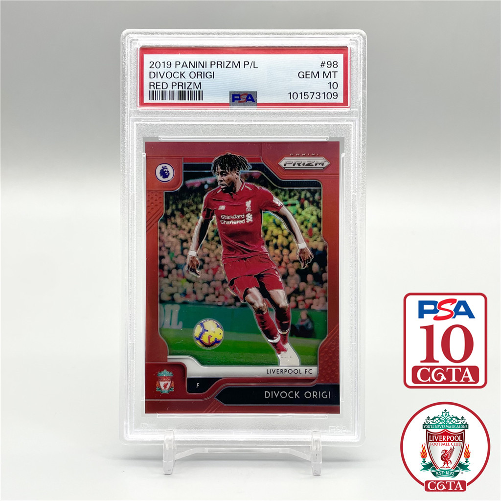 【CGTA越秀山P10专区】2019-20 Panini 英超Prizm 元年 利物浦 奥里吉 016/149编 红折base #98 PSA评级10分 POP5 仅5张 Color ...