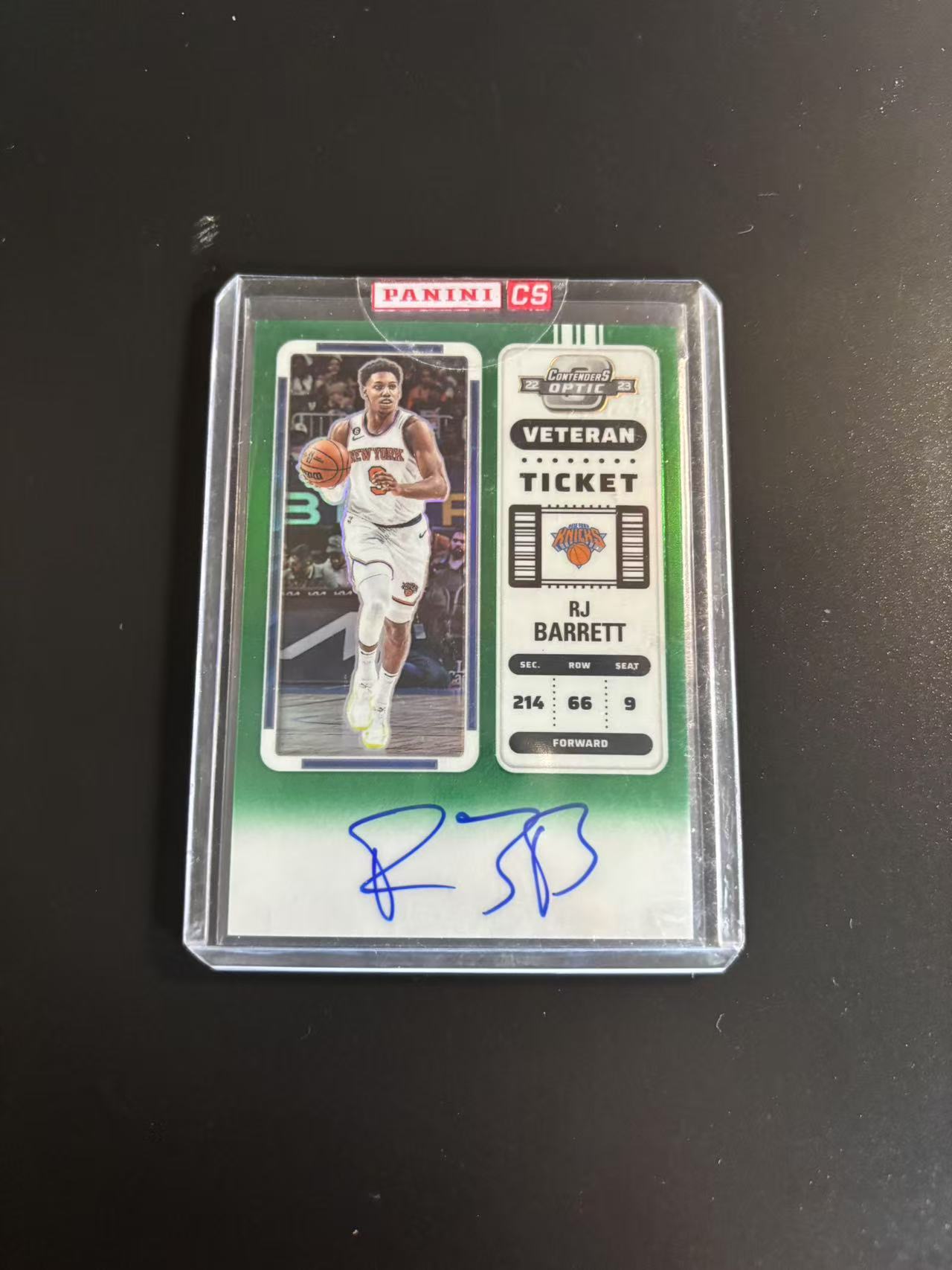 2022-23 Panini Contenders Optic R.J. Barrett 巴以 RJB 巴雷特 纽约 猛龙 加拿大 球票op ...