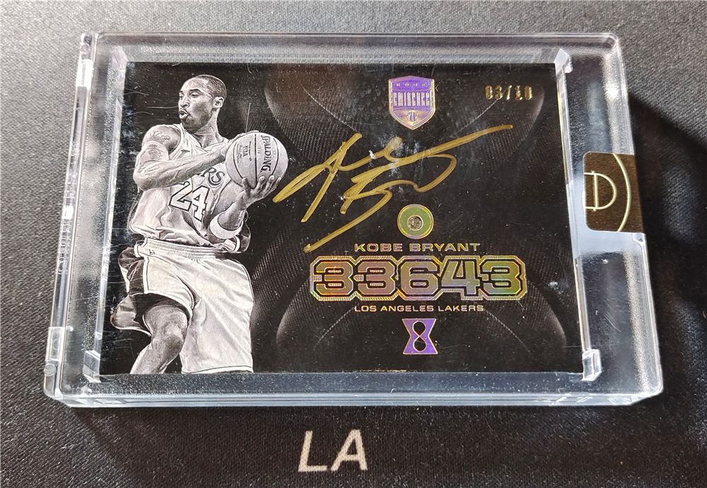 【LA拍卖精品】2017 Panini Kobe Eminence Kobe Bryant 科比大真金 湖人 科比 布莱恩特 生涯得分记录 ...