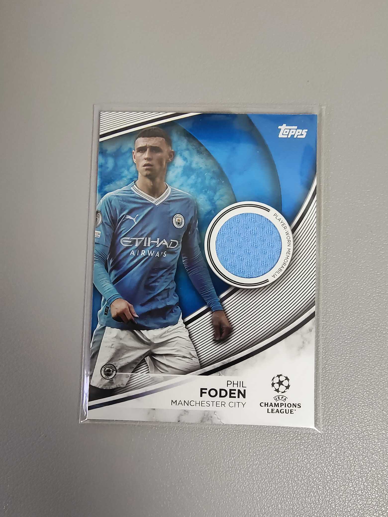 【佩妮拍卖】2024 Topps UCC 最新欧冠 foden 曼城 福登 59/99编 球衣物料 卡品如图 拍前请阅读描述 Pgio0426 卡淘