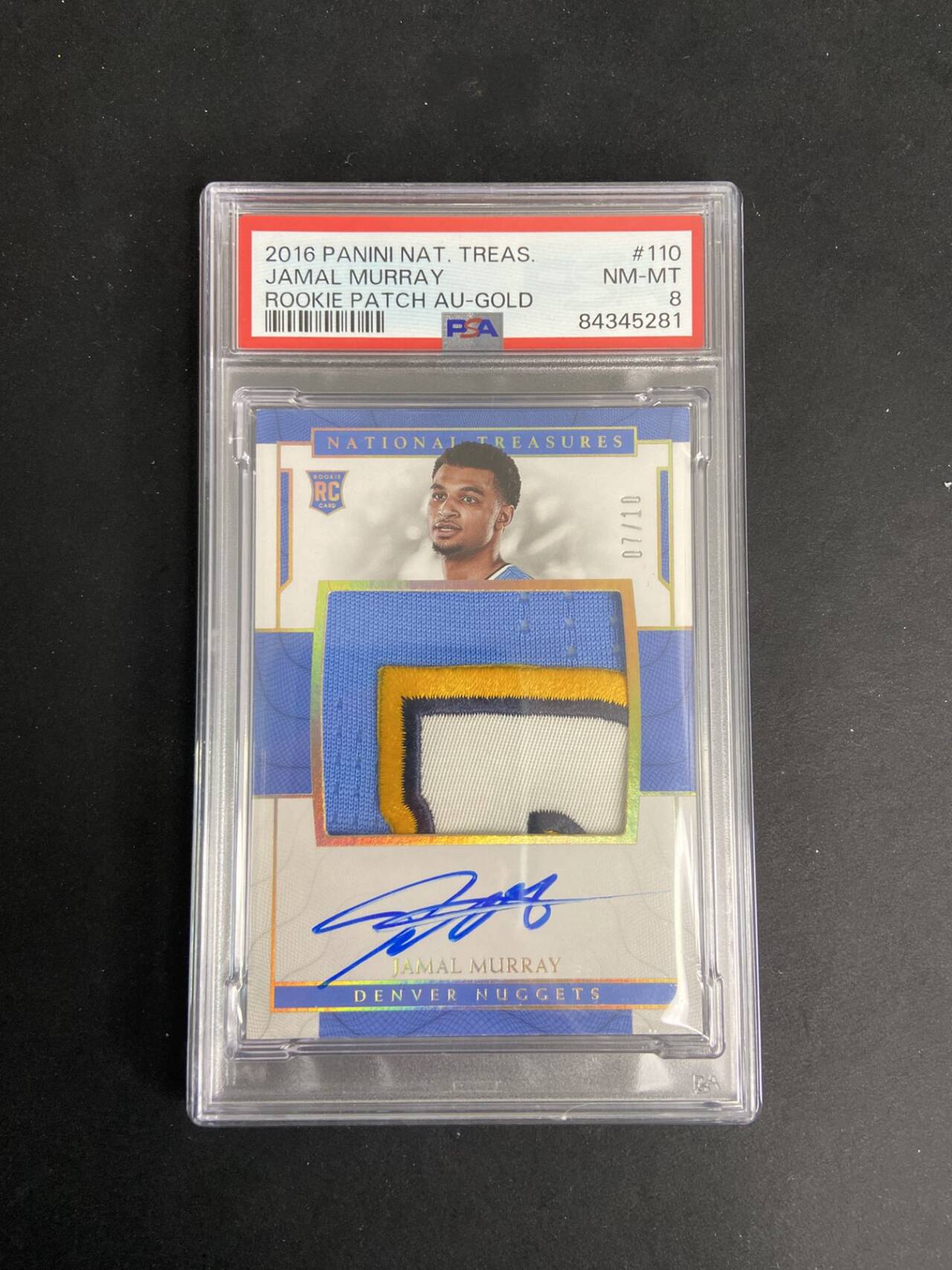 2016-17 Panini National Treasures Jamal Murray 【肥猫代卖】W13D 国宝 掘金 贾马尔 穆雷 ...