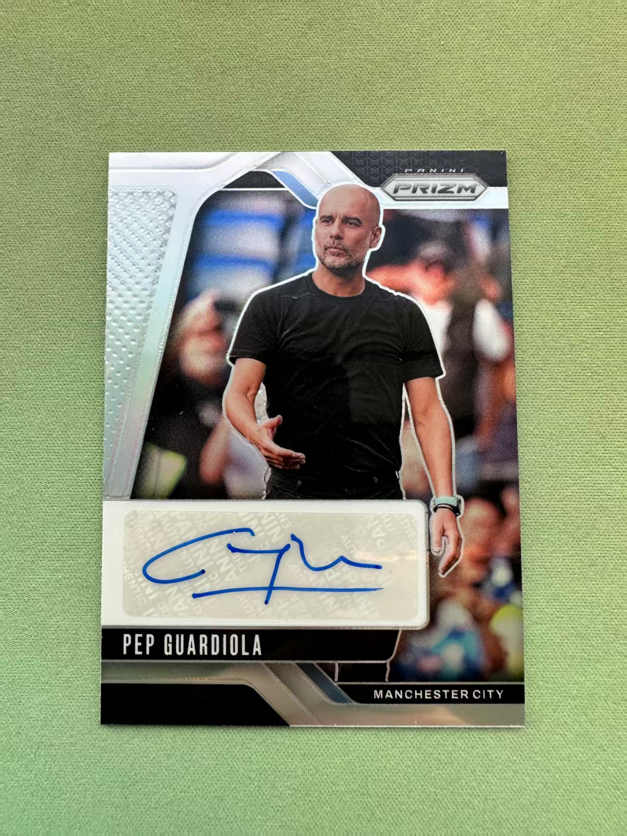 2024-25 Panini Prizm Pep Guardiola 英超 pz 曼城教父 佩普 瓜迪奥拉 银折 99编 签字 卡淘