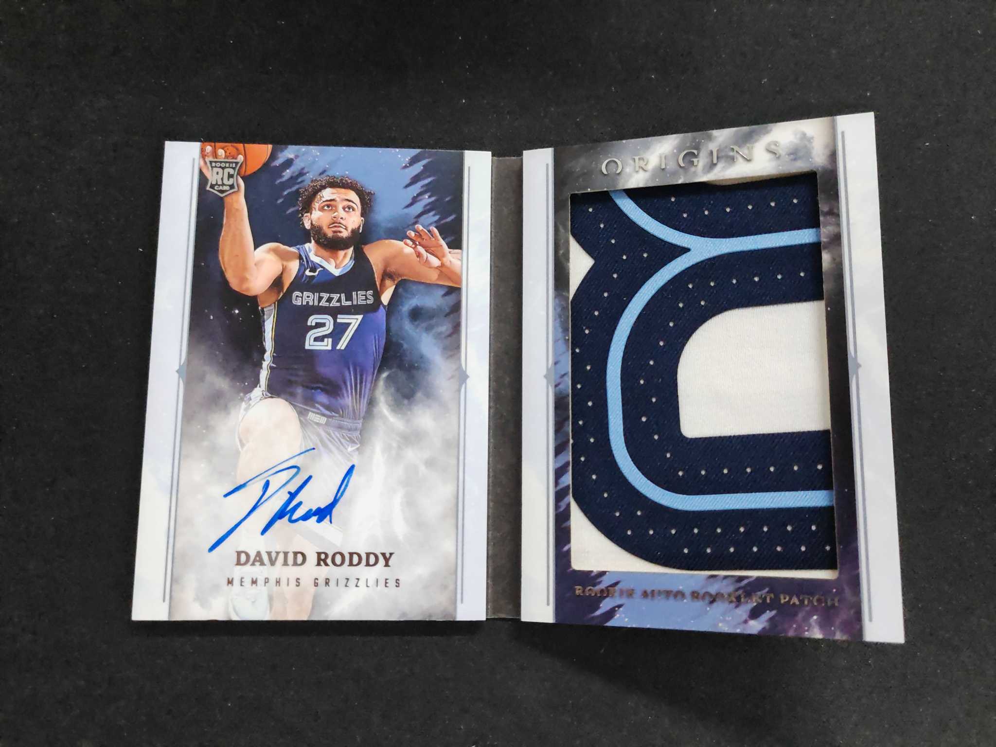 2022-23 Panini Origins David Roddy RC SC拍卖 起源 新秀 灰熊 大卫罗迪 小书 尾编 rpa 球衣 ...