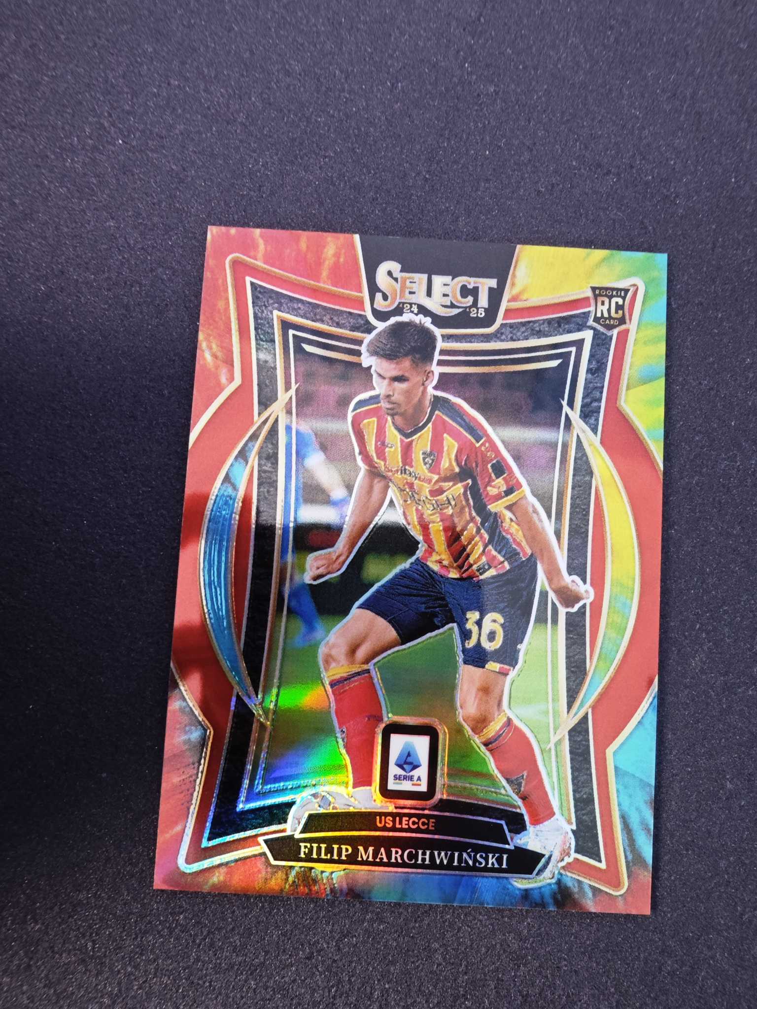 2024-25 Panini Select Filip Marchwinski RC 【小灰机】意甲 马奇温斯基 新秀 莱切 一级 17/25 ...