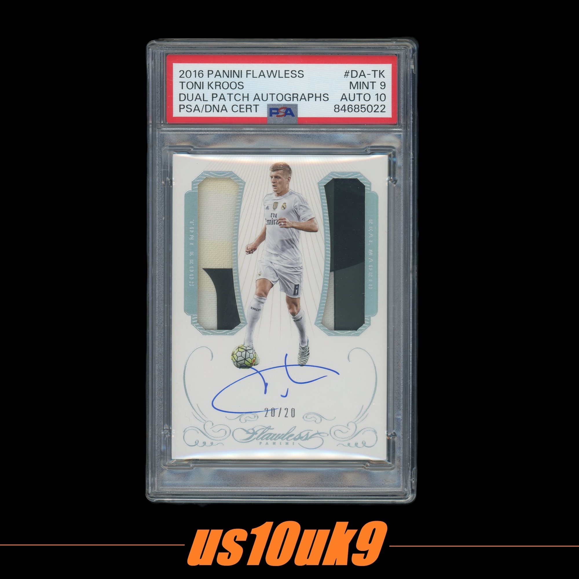 2015-16 元年手提 Flawless Toni Kroos 托尼克罗斯 大腰子 大球衣签字 卡签 Patch 皇马 德国 20/20编 ...