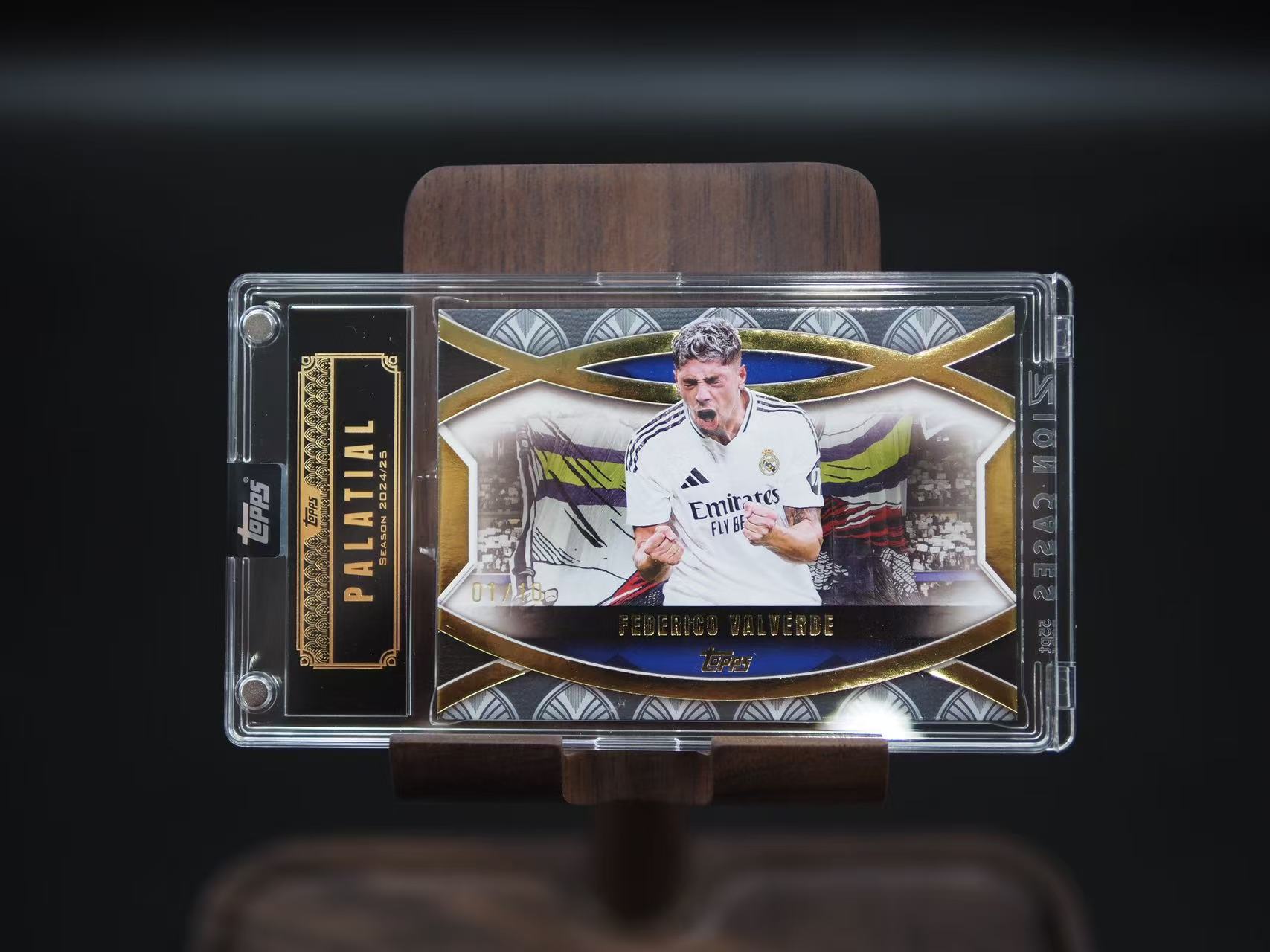 2024-25 Topps PALATIAL Federico Valverde 皇马宫殿高端队盒 巨星 巴尔维德 巴尔韦德 10编 黑平行 ...