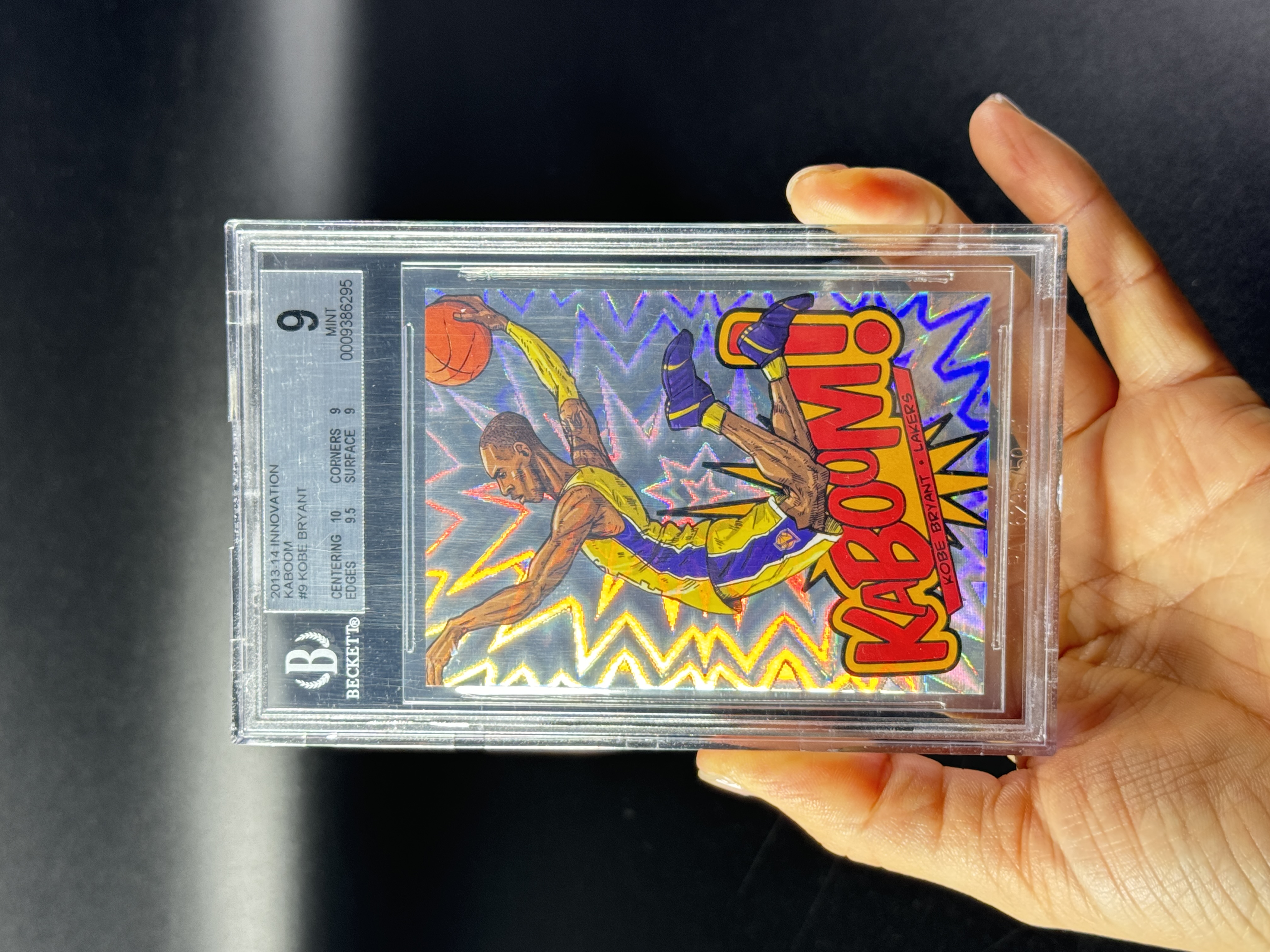 【喷子拍卖】2013-14 panini innovation Kobe Bryant 洛杉矶湖人 科比 布莱恩特 元年kaboom 大爆炸折 ...