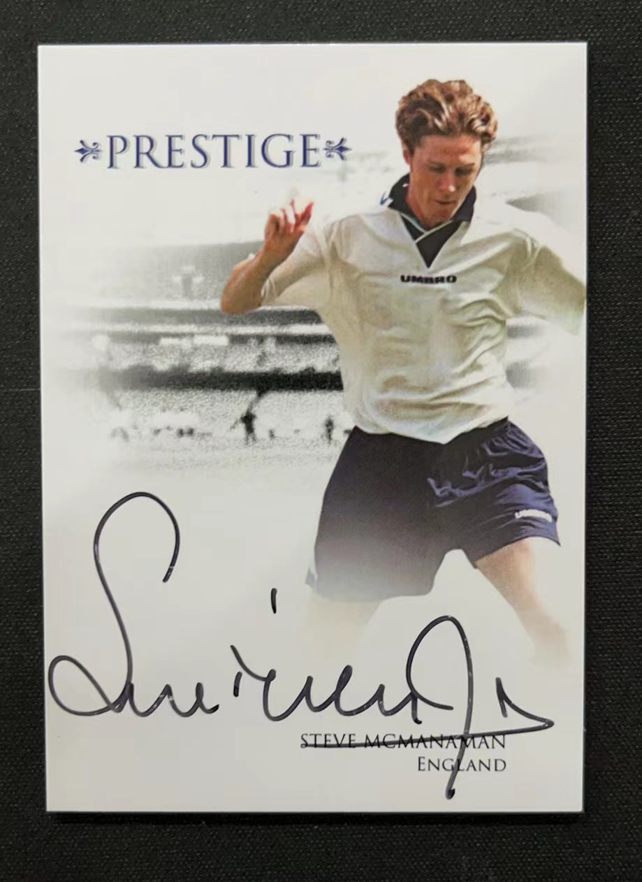 2023 Futera Unique Steve Mcmanaman 【长安代卖】福特拉 英格兰 史蒂夫麦克马纳曼 签字 黑笔卡签 ...