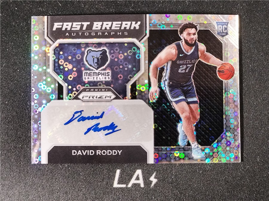 【LA拍卖】2022-23 Panini Prizm David Roddy 新秀RC 戴维 罗迪 大卫 罗迪 灰熊队 Fast Break ...