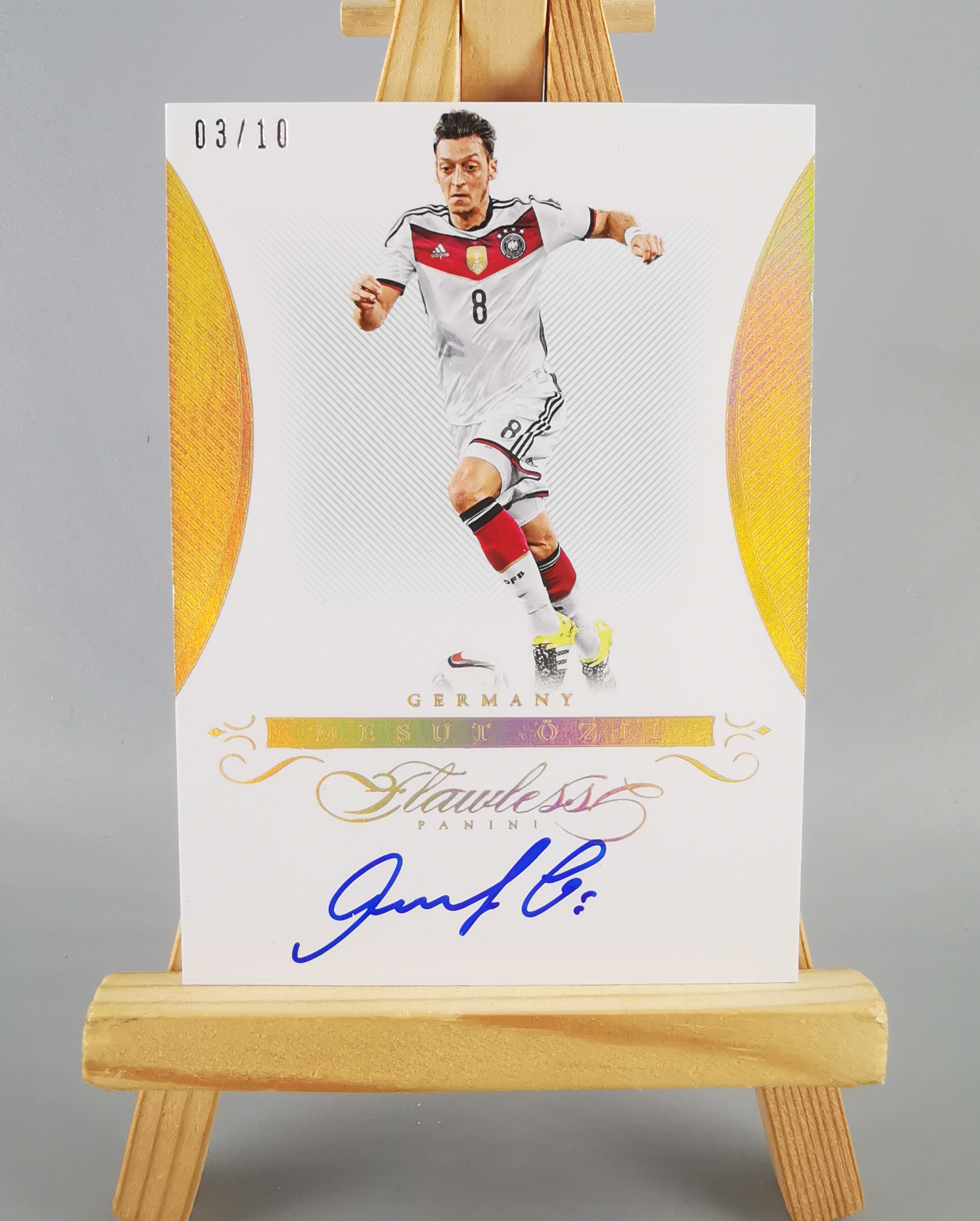 2015-16 Panini Flawless Mesut Ozil 【缪斯球星卡】厄 齐尔 10编 皇马 阿森纳 德国 帕尼尼 手提 卡签 ...