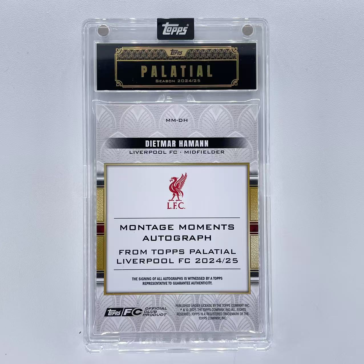 N 2024-25 Topps Liverpool Palatial Dietmar Hamann 哈曼 德国 利物浦宫殿队盒 02/15编 ...