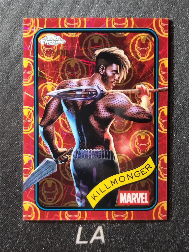 【LA拍卖】2025 Topps Chrome Marvel 漫威TC Erik Killmonger 艾瑞克 克尔芒戈 雇佣兵 超级反派 ...