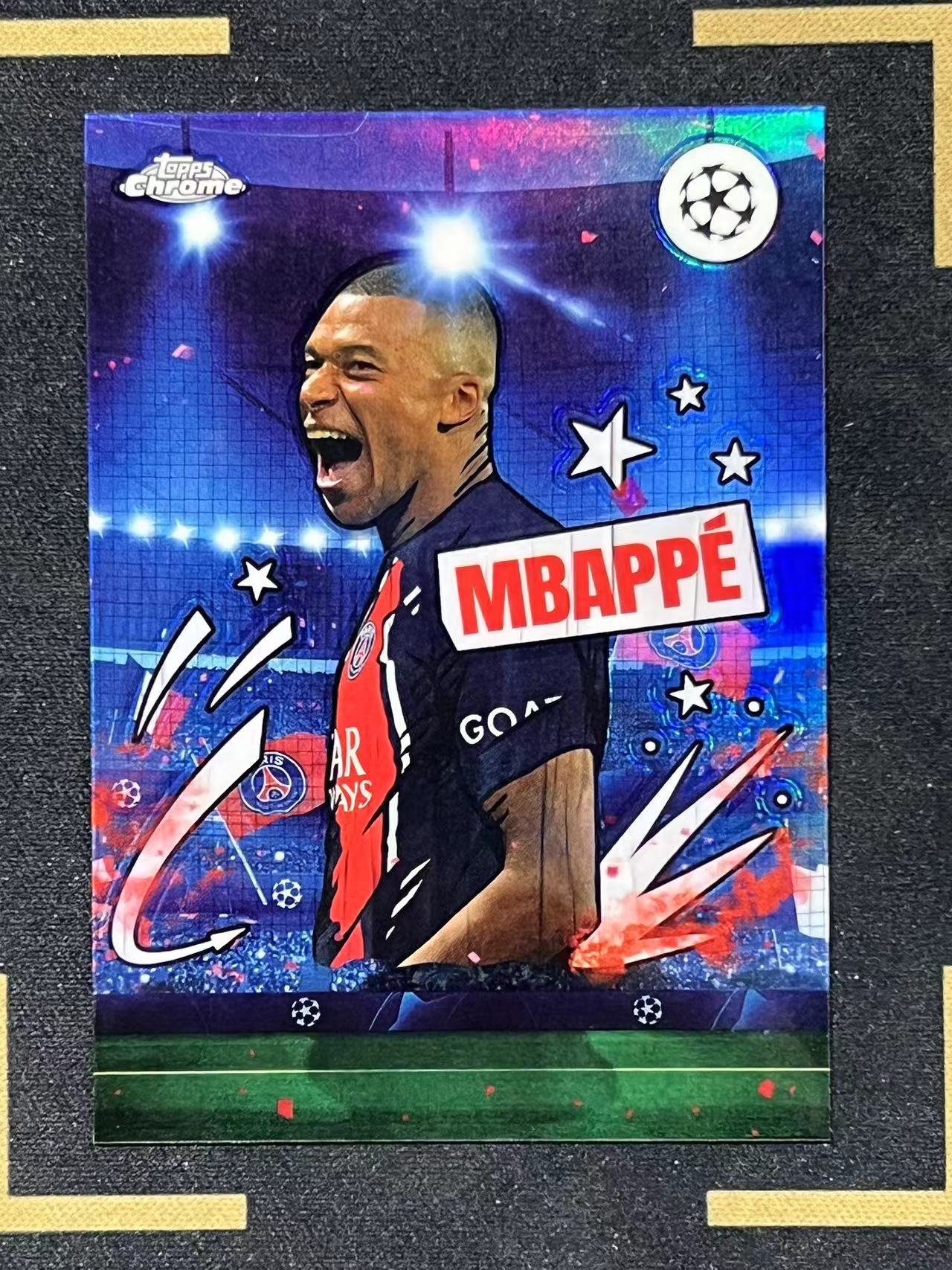 2024 Topps Chrome Kylian Mbappe 【悟吉塔代拍】欧冠TC 姆巴佩 tifo 大比例 姆总 SSP 箱货 大巴黎 ...