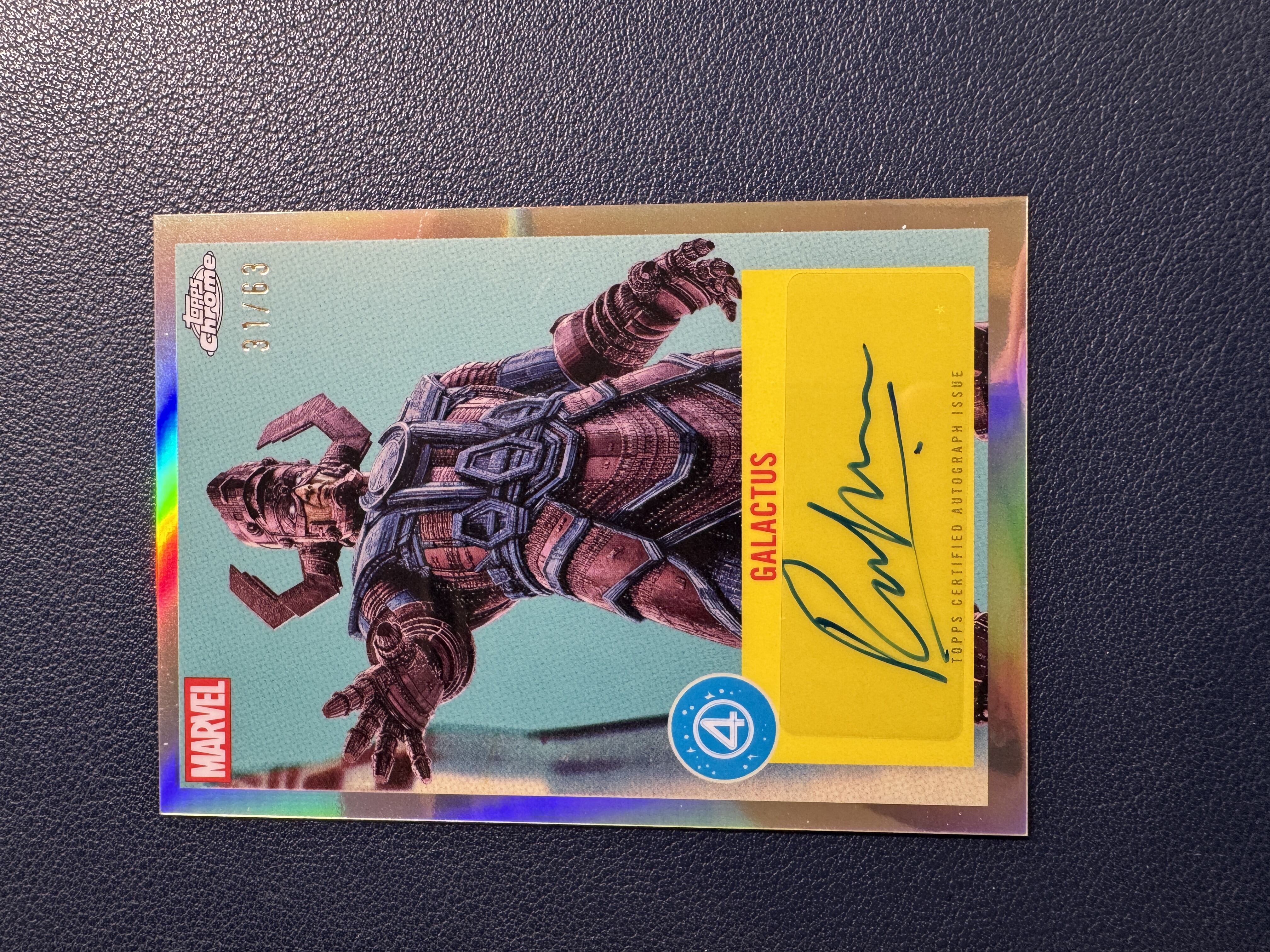 2025 Topps Marvel (MCU) Studios Chrome TC漫威影视 Galactus 拉尔夫伊内森 行星吞噬者 神奇四 ...