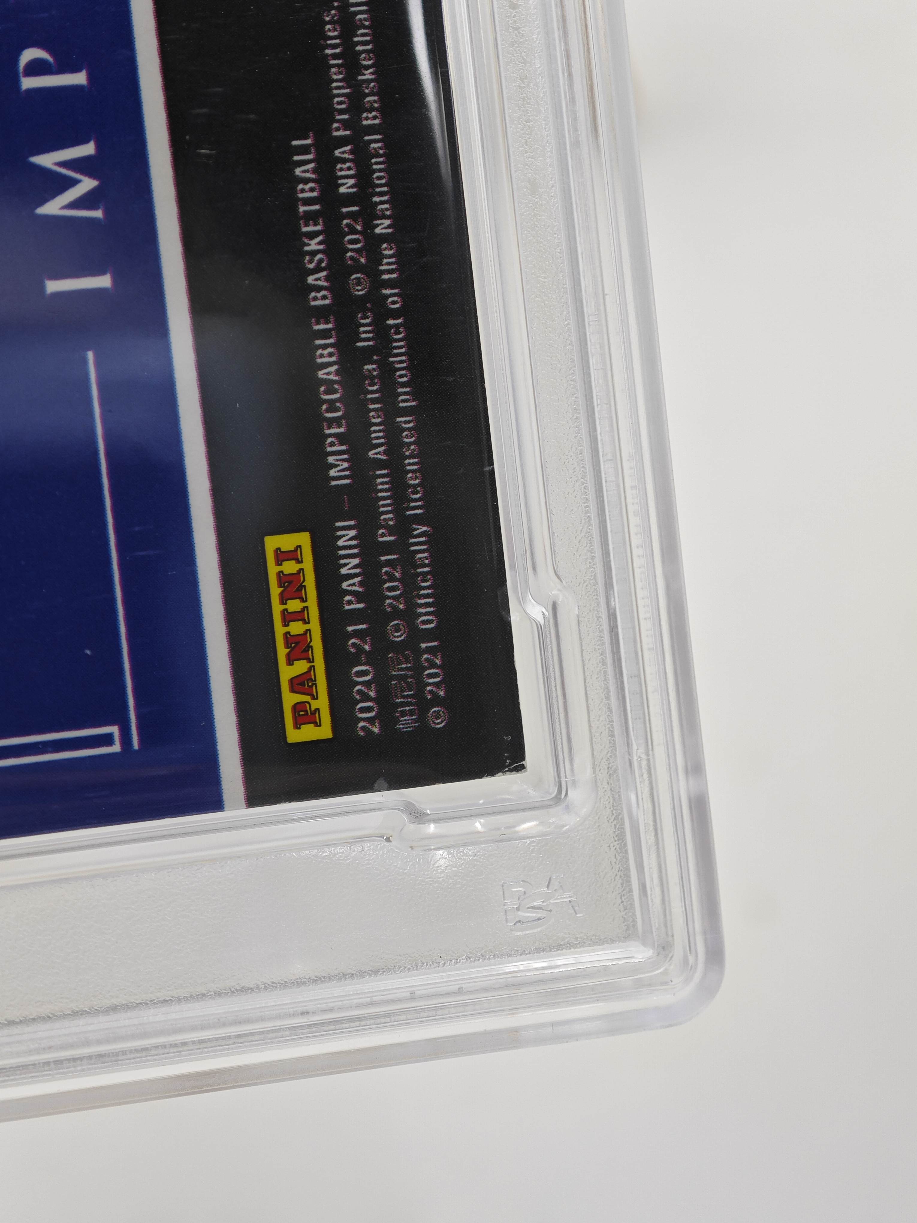 2020-21 Panini Impeccable Stephen Curry 【QM拍卖】斯蒂芬 库里 小学生 39/54编 数据签 签字 ...
