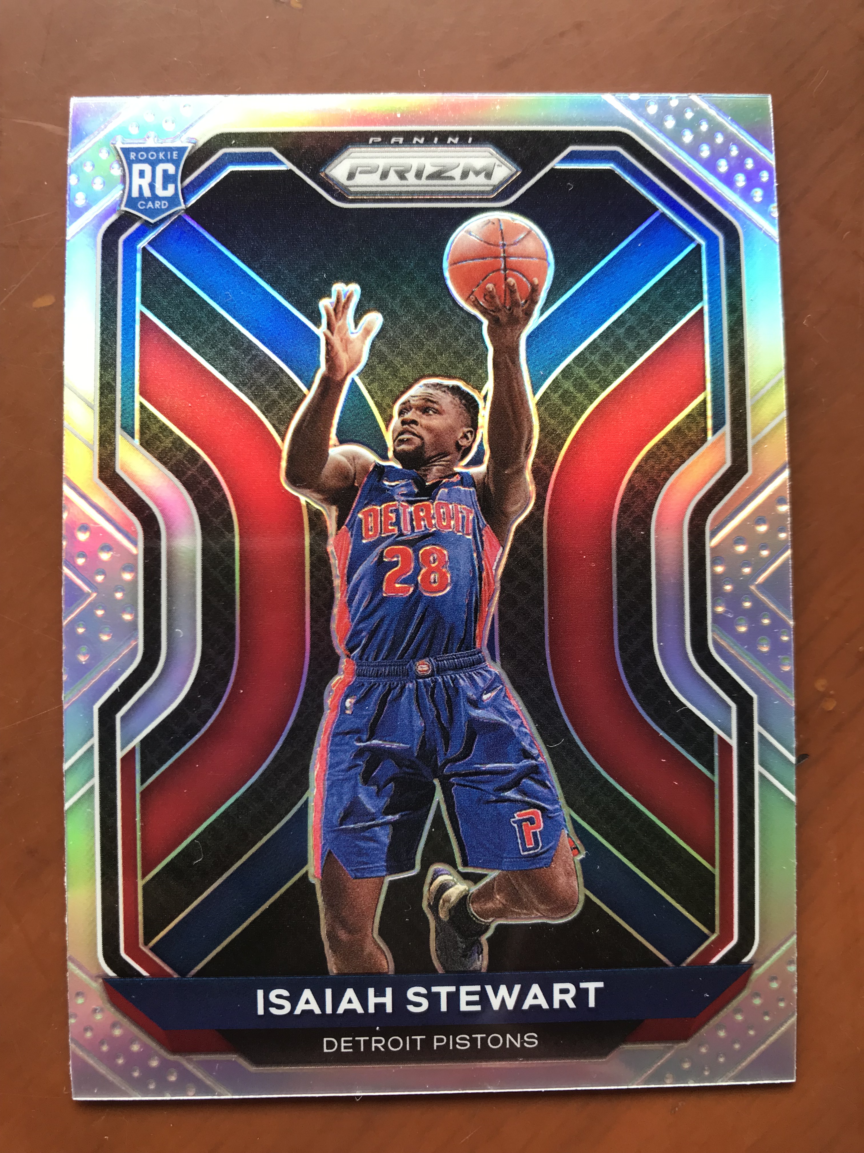 2020-21 Panini Prizm Isaiah Stewart RC Silver Prizm #254 以赛亚·斯图尔特 卡淘