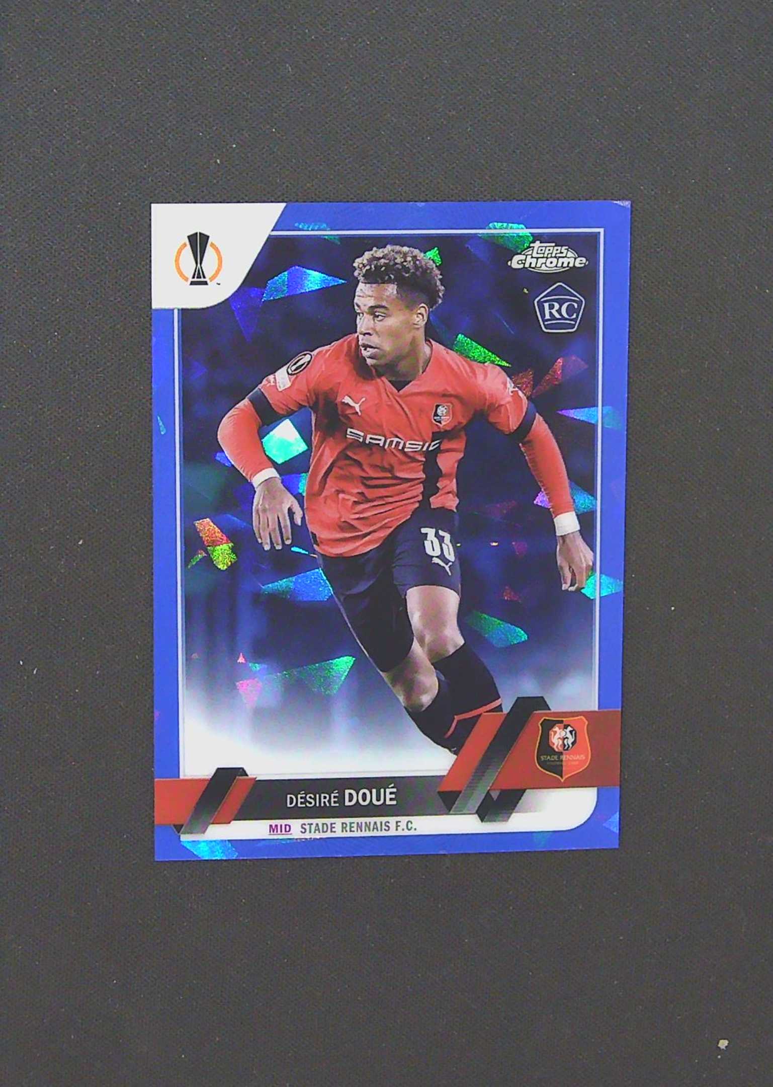 2022-23 Topps Sapphire Doue RC 杜埃 蓝宝石系列 新秀 金童大热 欧冠冠军 决赛MVP【球球极速拍】 阿羽哥 凑 ...