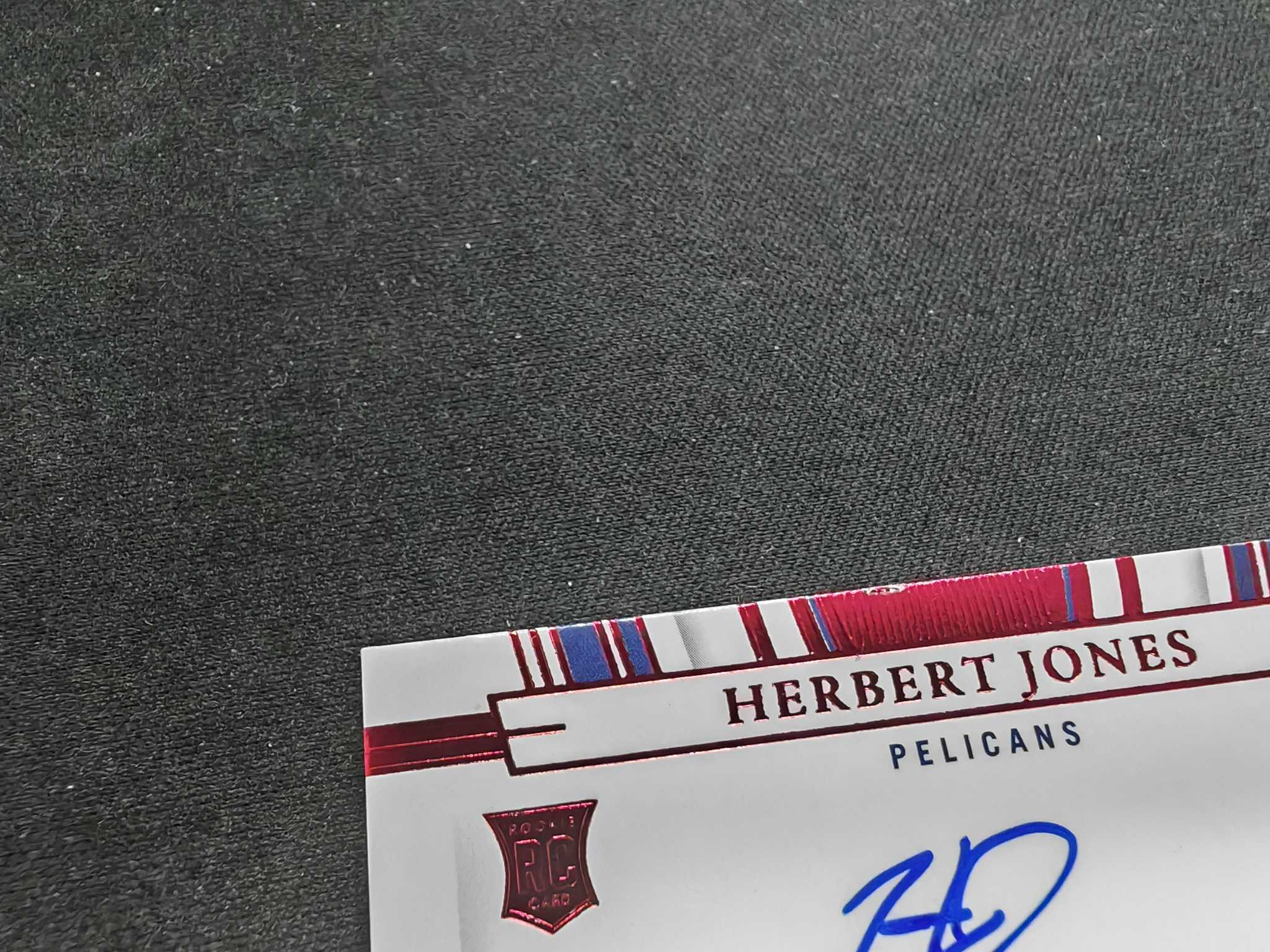 2021-22 Panini Flawless Herbert Jones RC SC球星卡 新秀 鹈鹕 赫伯特琼斯 红平行 卡签 签字 15 ...