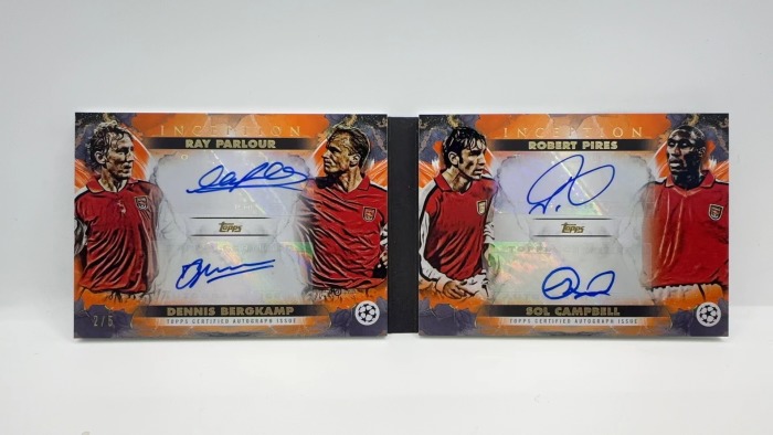 2022-23 Topps INCEPTION Dennis Bergkamp 盗梦空间 欧冠 雷 帕洛尔 丹尼斯 博格坎普 罗贝尔 皮雷斯 ...