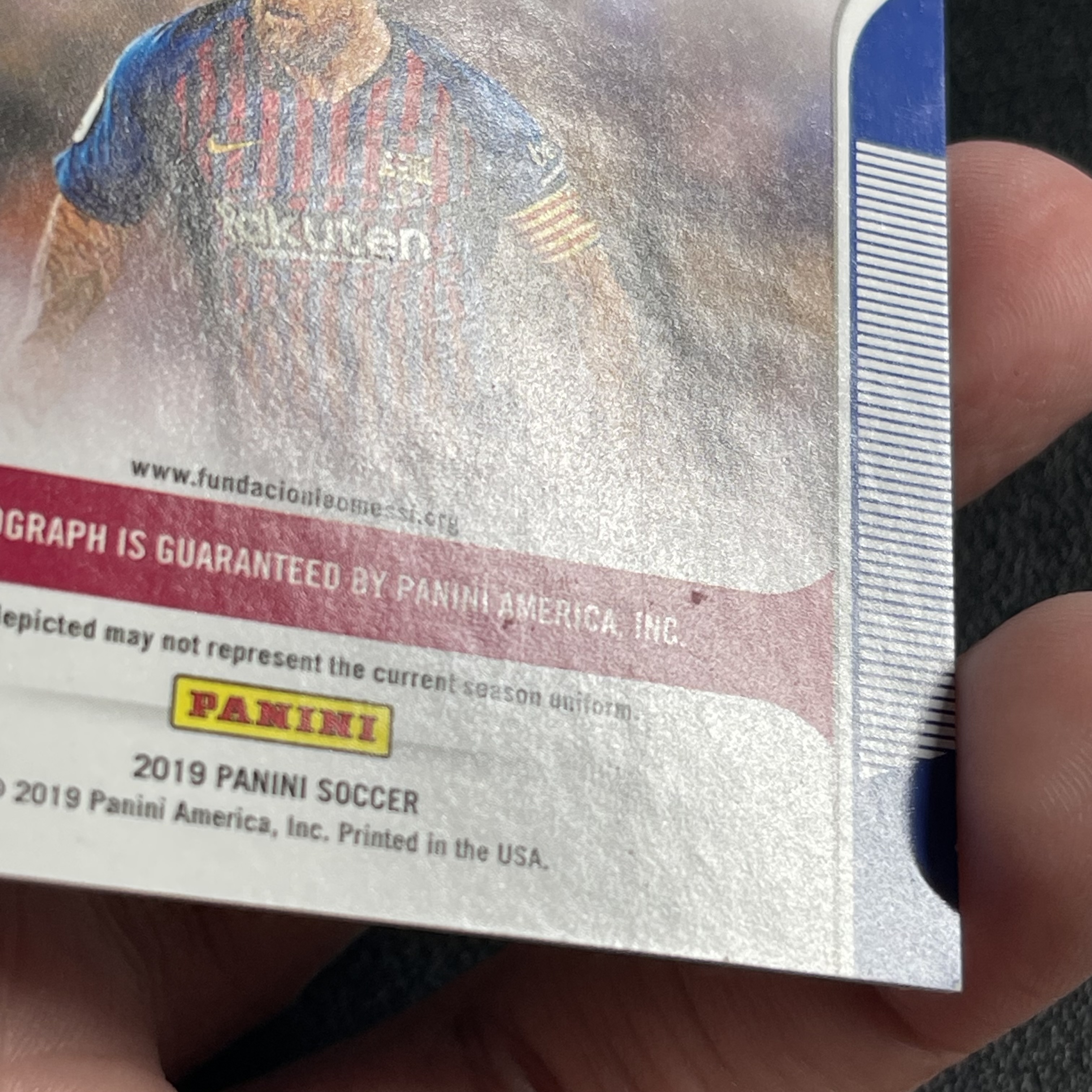 【FCB拍卖】2019 PANINI SOCCER MESSI 梅西 卡签 签字 upper echelon 阿根廷 巴萨 巴塞罗那 世界杯 ...