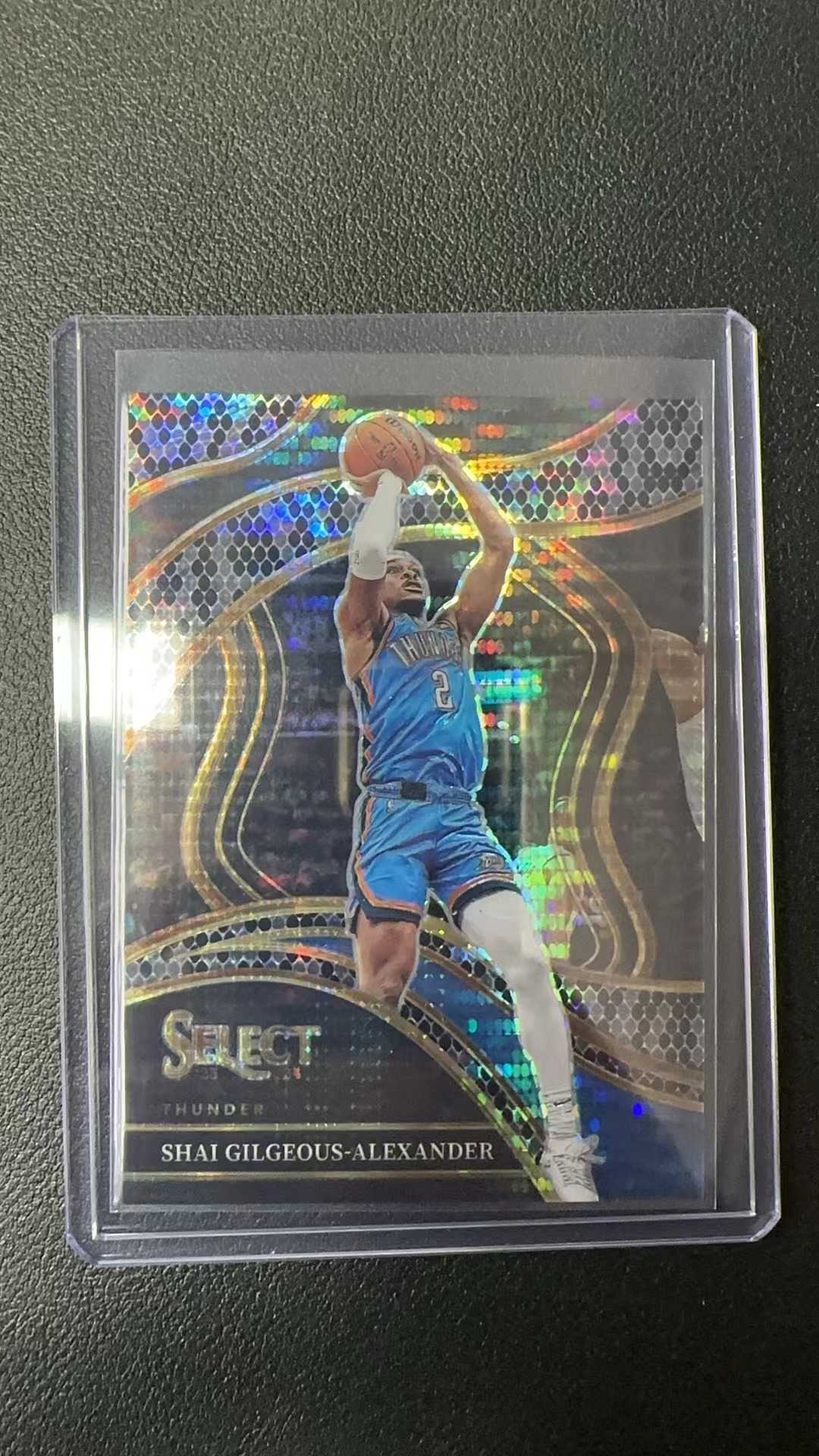 2022-23 Panini Select Shai Gilgeous-Alexander se 折射 雷霆 亚历山大 SGA 三级 脉冲 黑 ...