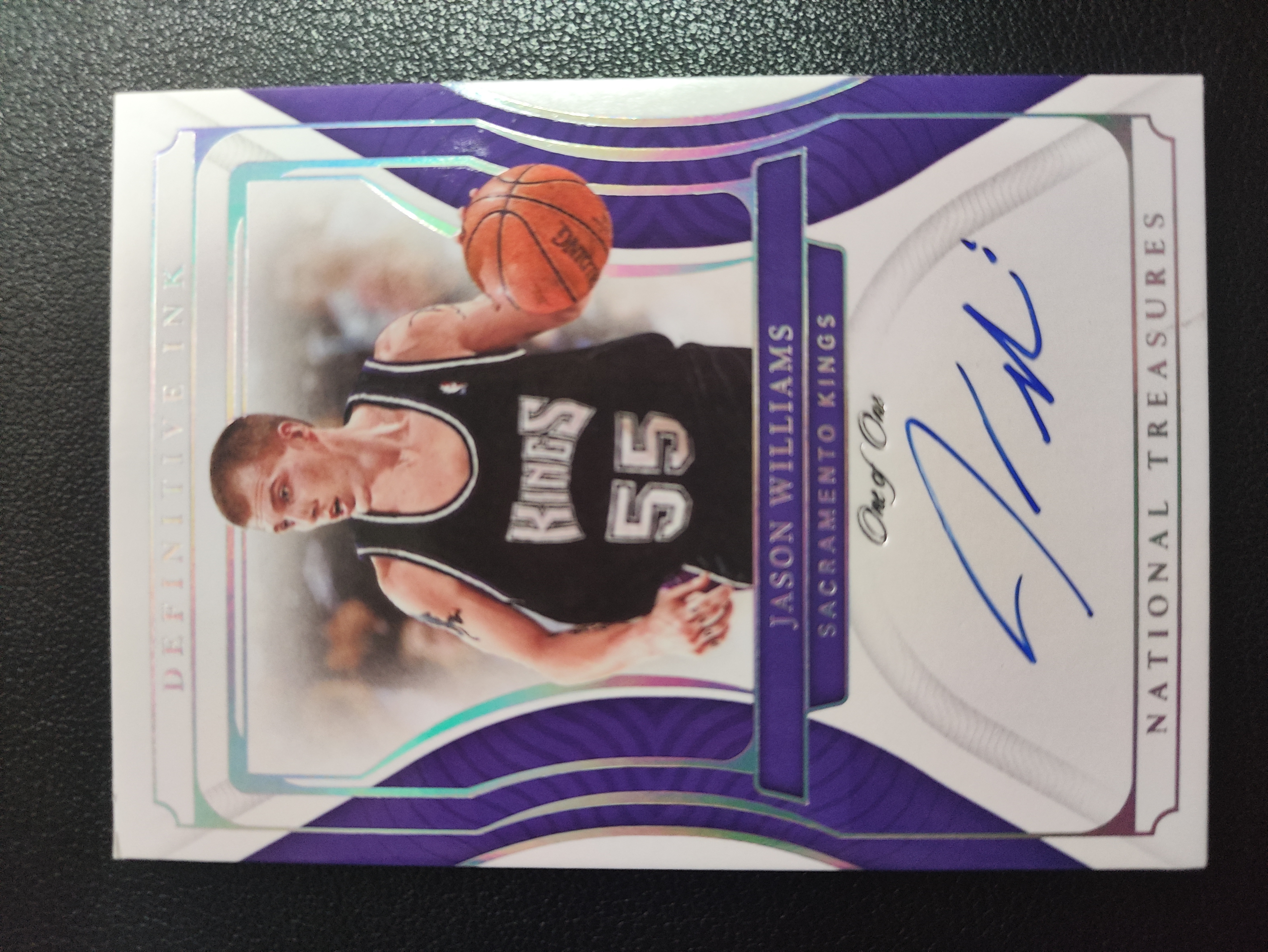 2021-22 Panini National Treasures Jason Williams 国宝 杰森 威廉姆斯 白巧克力 1/1 ...