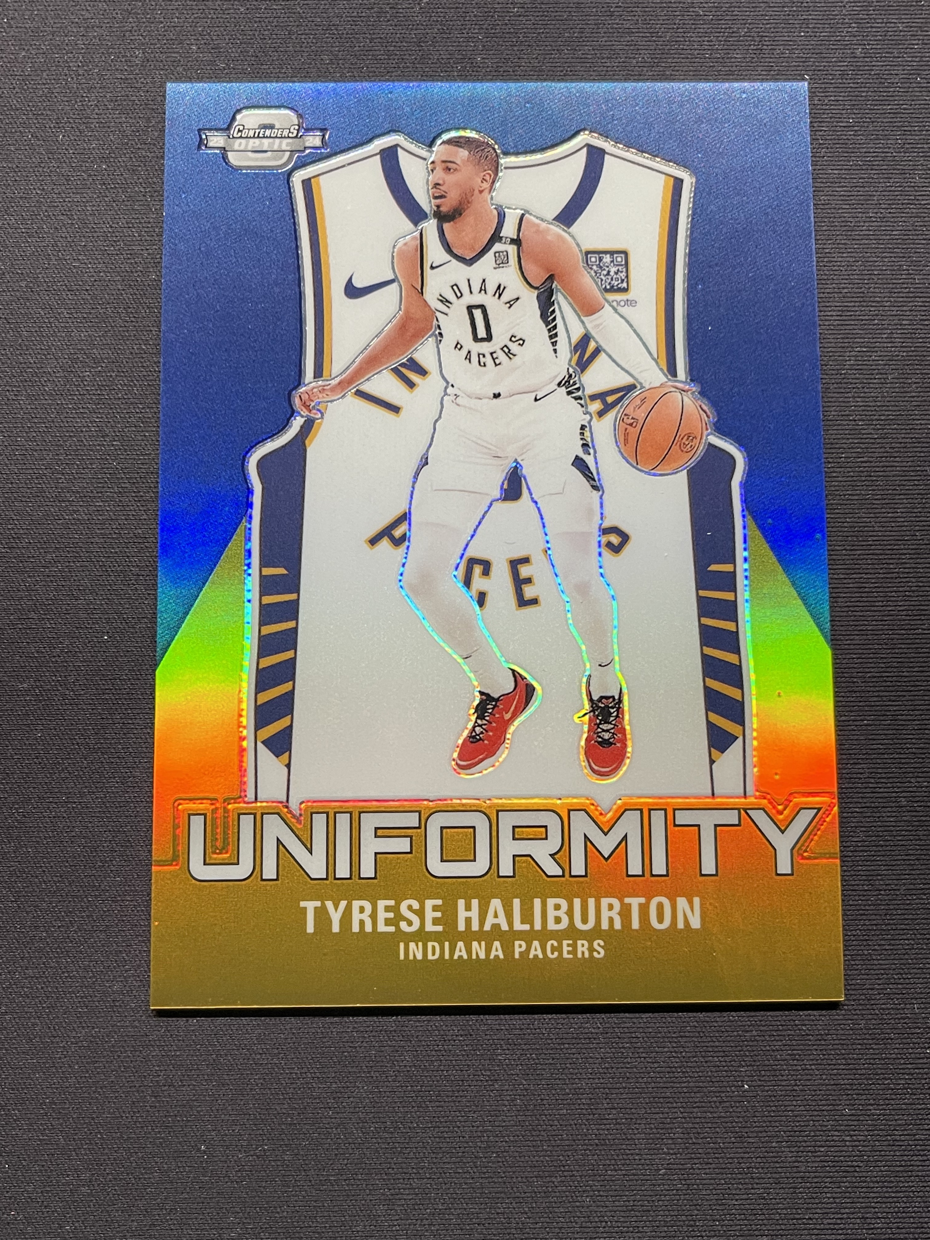 2023-24 Panini Contenders Optic Tyrese Haliburton 步行者 哈利伯顿 Uniformity 小 ...