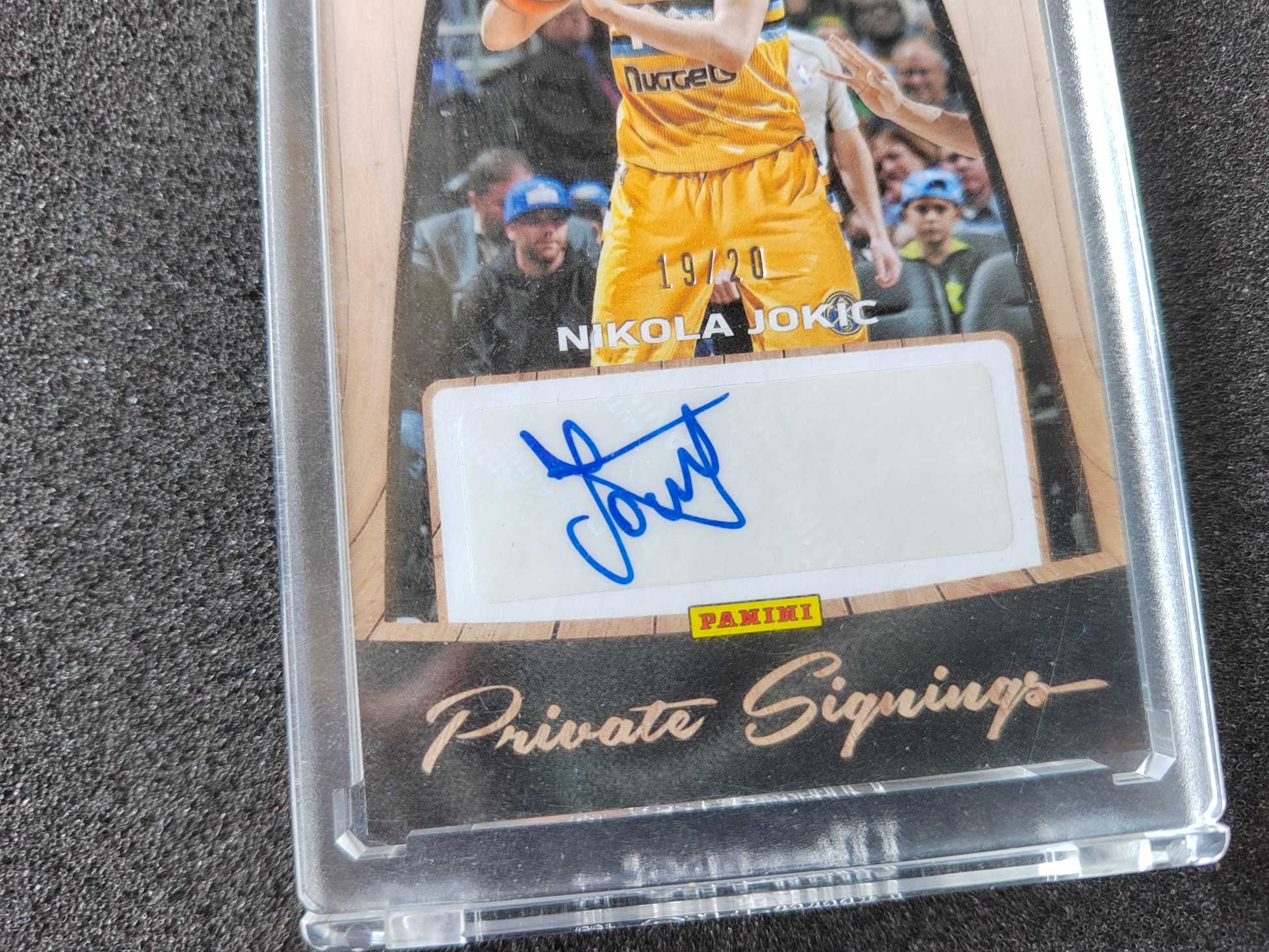 2016 Panini NBA Finals Private Signings Nikola Jokic RC 约基奇 新秀 RC标 低编 ...