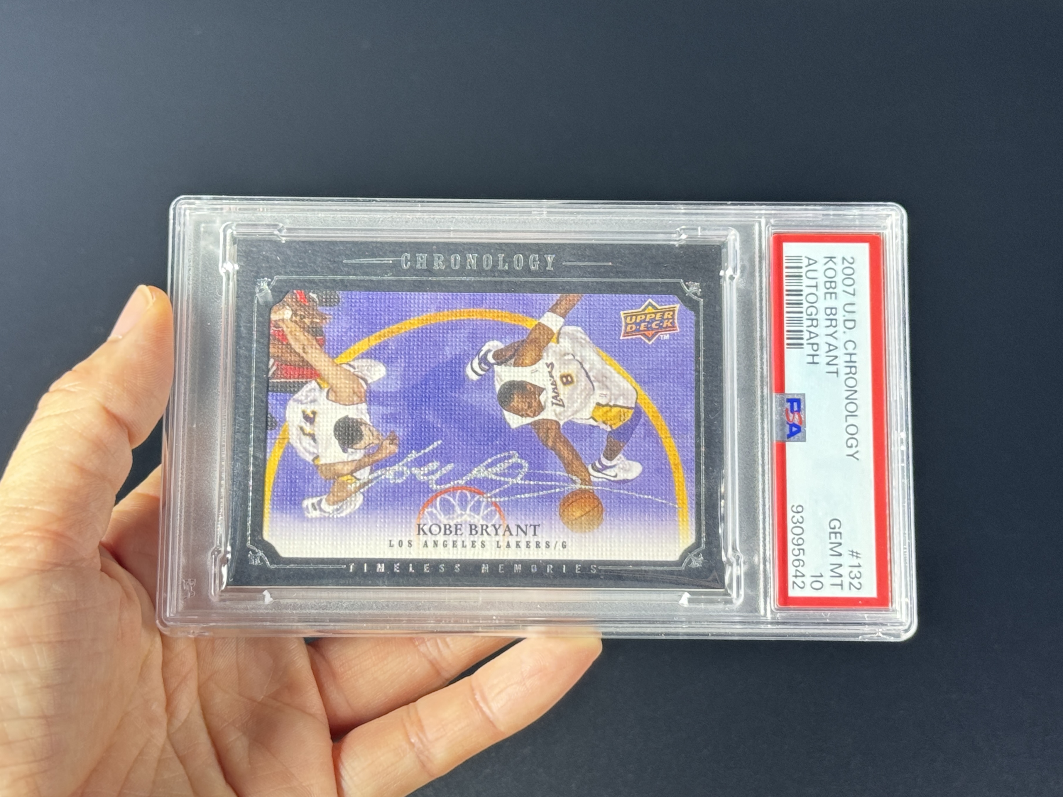 【喷子拍卖】2007-08 UD chronology Kobe Bryant 湖人 科比 布莱恩特 最经典81分屠龙时刻 老油画 签字 99 ...