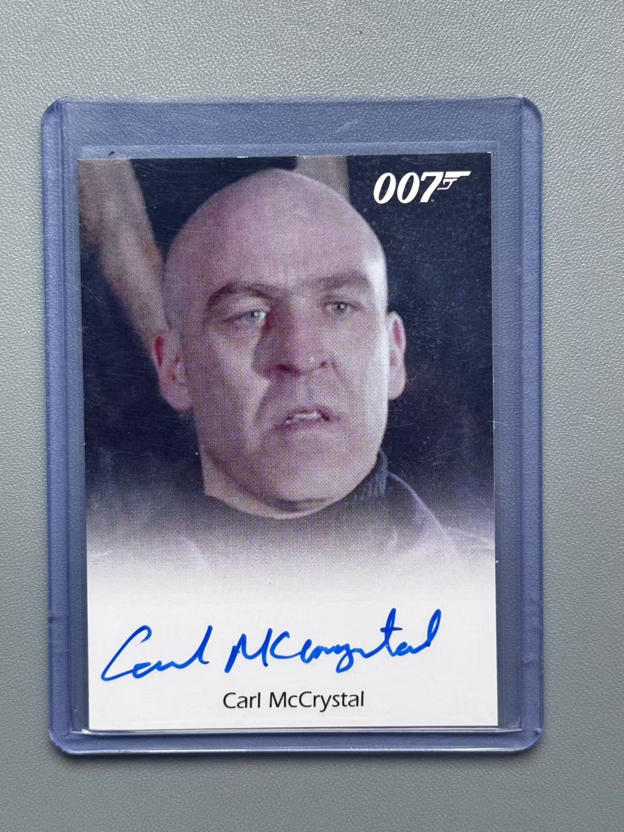 2017 JAMES BOND FULL BLEED 007 Carl McCrystal 签字卡 卡淘