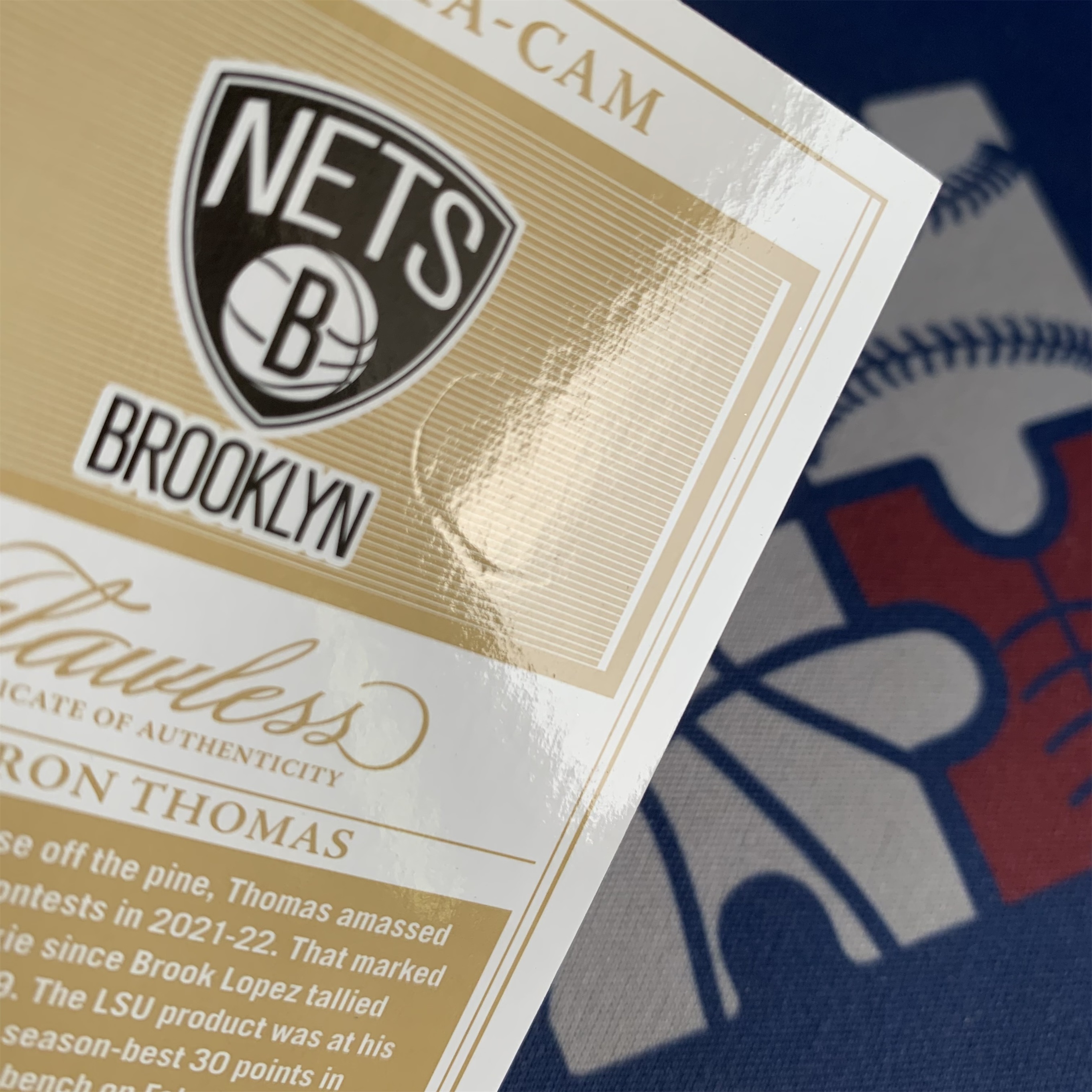 2021-22 Panini Flawless Cameron Thomas 【海宝】手提 篮网 新秀RC 小火车 卡梅伦 卡梅隆 托马斯 ...