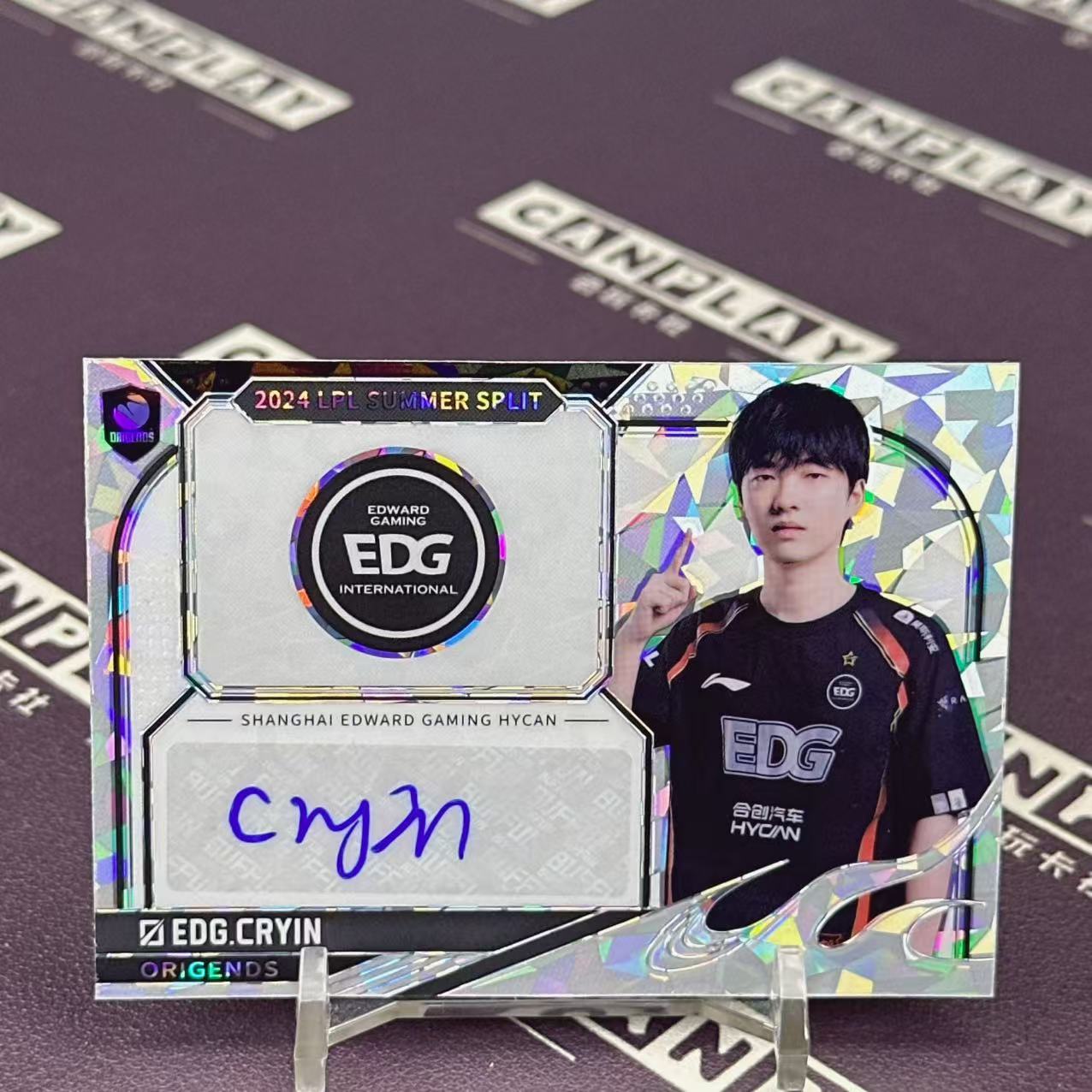 2025 Buffun LPL Cryin 【会玩卡社】2025 Buffun 不凡玩品 英雄联盟 LPL选手卡 光启3 EDG.Cryin ...