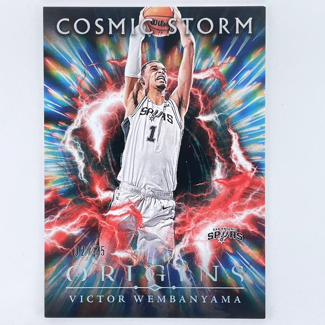 P+ 2024-25 Panini Origins Victor Wembanyama 维克托 文班亚马 75编 Cosmic Storm ...