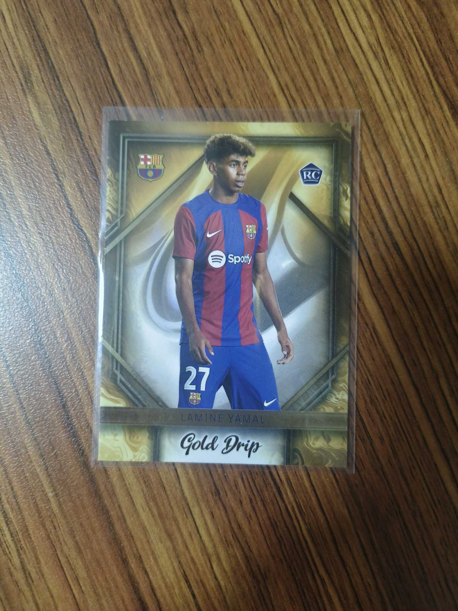 【标准版代拍预付80%】 2024 Topps gold drip Lamine Yamal 巴萨队盒 拉明 亚马尔 巴萨 巴塞罗那 新秀 金 ...
