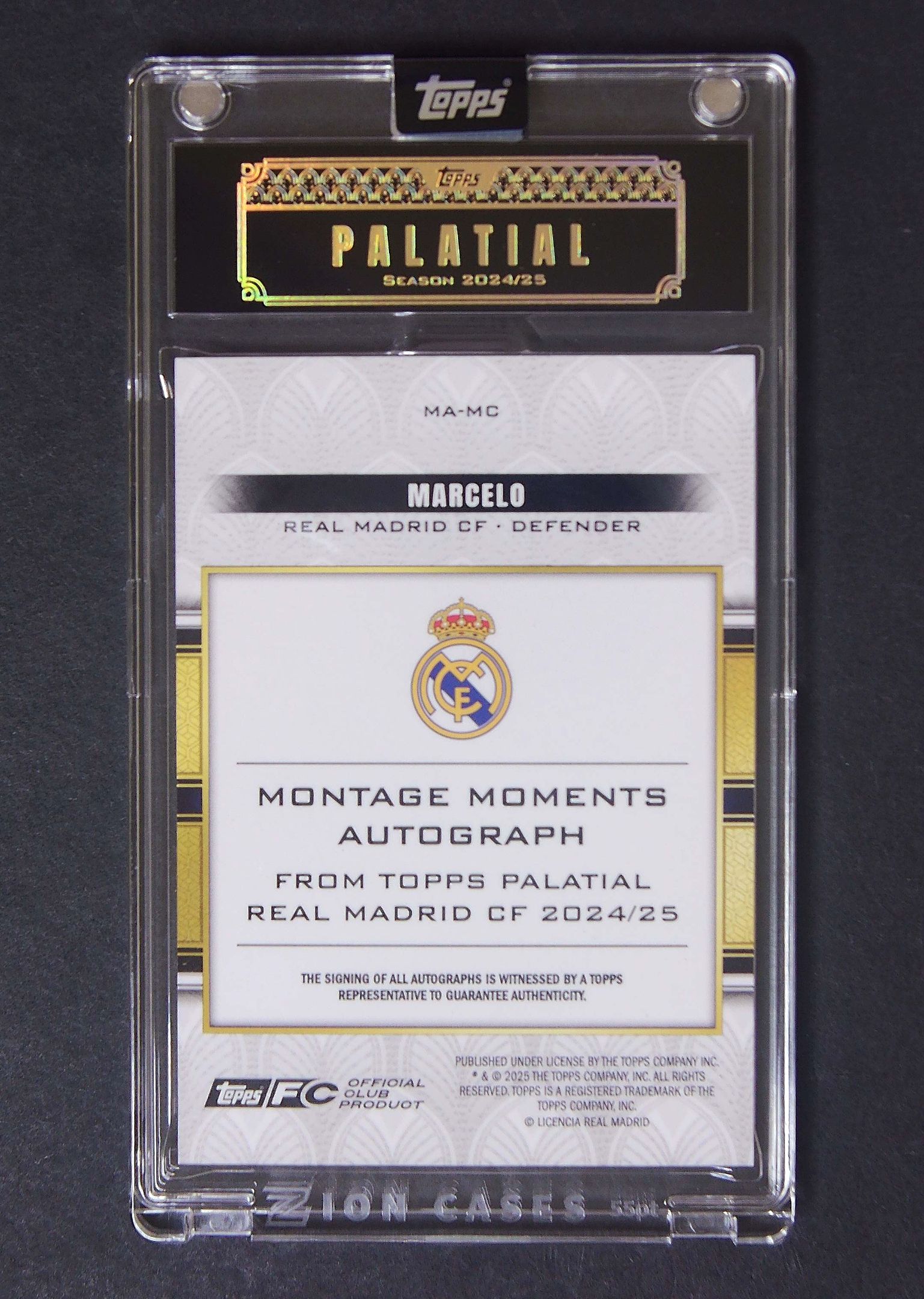 2025 Topps PALATIAL Marcelo Salas LU酱专业代卖 （道馆哥） 皇马 宫殿 皇家马德里 高端 马塞洛 橙折 ...