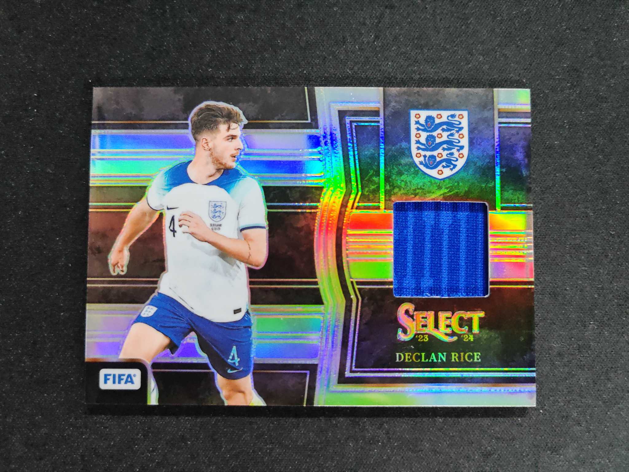 2023-24 Panini Select Declan Rice SC拍卖 英格兰 赖斯 莱斯 球衣 物料 银折 收藏必备（扭老板） 卡淘