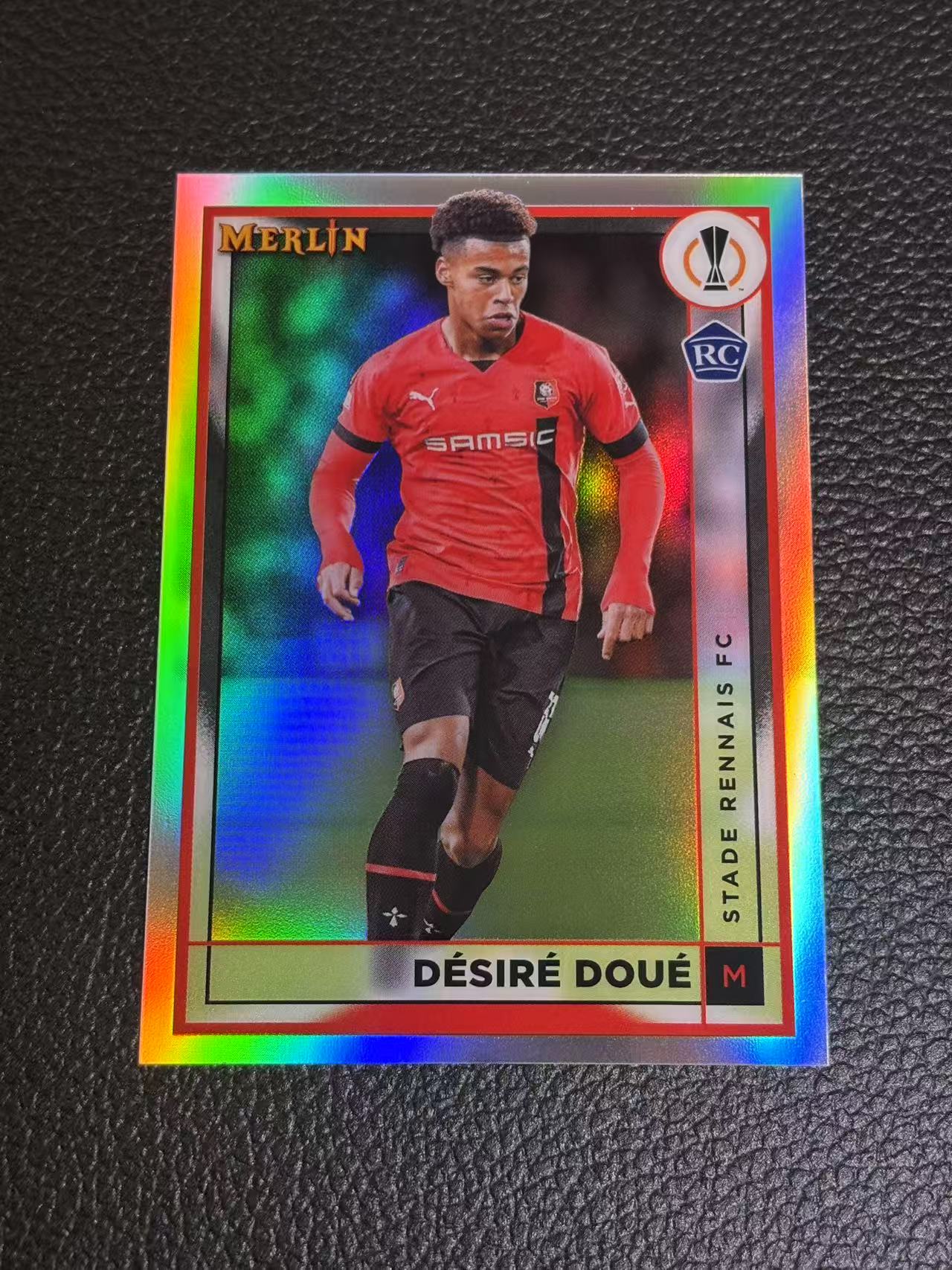2023 Topps Merlin chrome Desire Doue RC 杜埃 新秀年 银折 雷恩 巴黎 梅林【skkkkkk】JBJW 卡淘