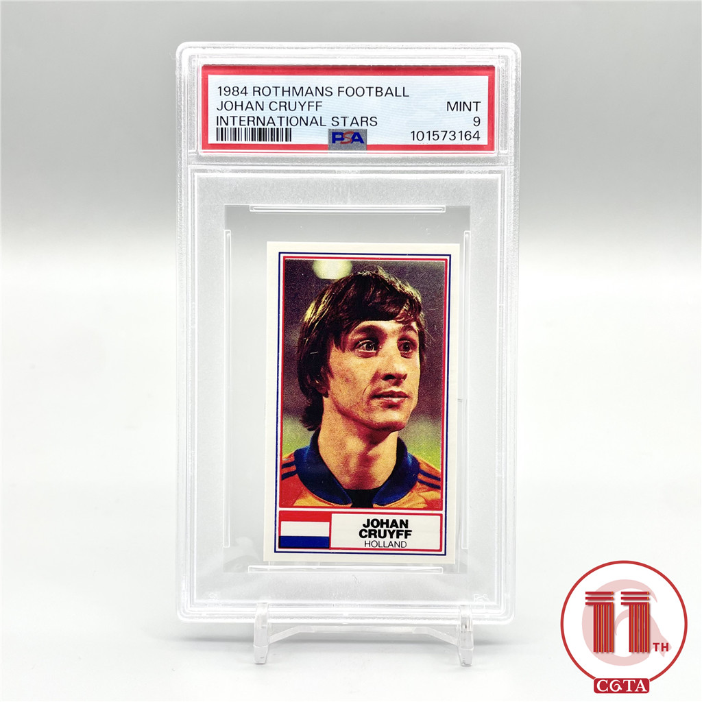 【CGTA Cruyff】1984 Rothmans Football 荷兰 克鲁伊夫 Stars 国际明星 普卡base PSA评级9分 ...