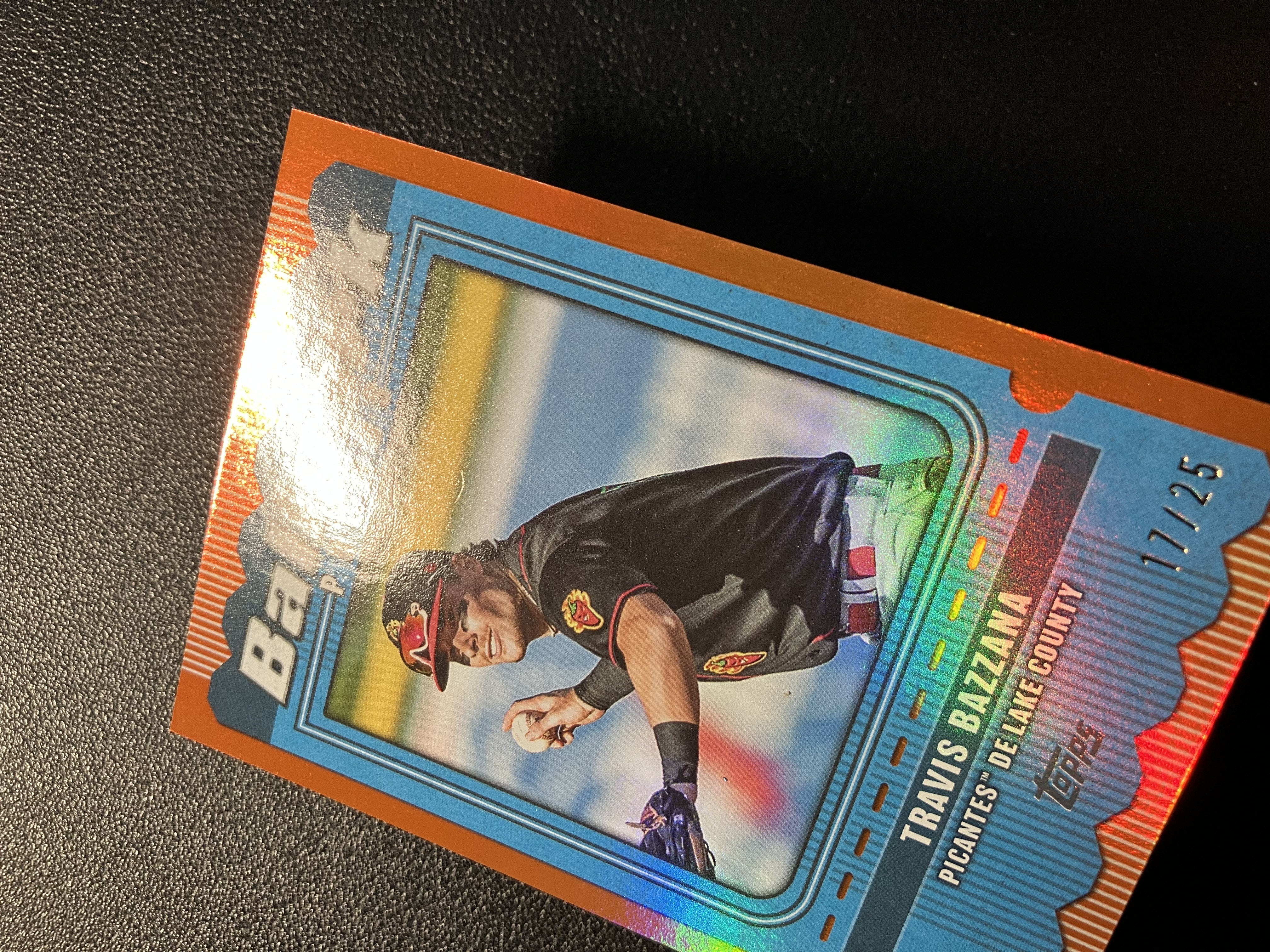 2025 Topps Pro Debut Travis Bazzana RC 特拉维斯-巴扎纳 17/25编 橙折 Ballpark ...