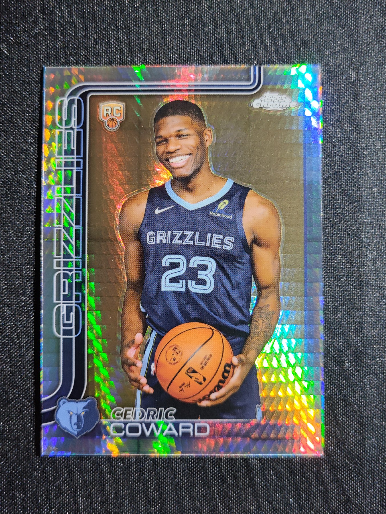 2025-26 333一直免费代卖 Topps Cedric Coward RC 折射 hyper折 新秀 塞德里克 考沃德 灰熊时期 卡品如 ...