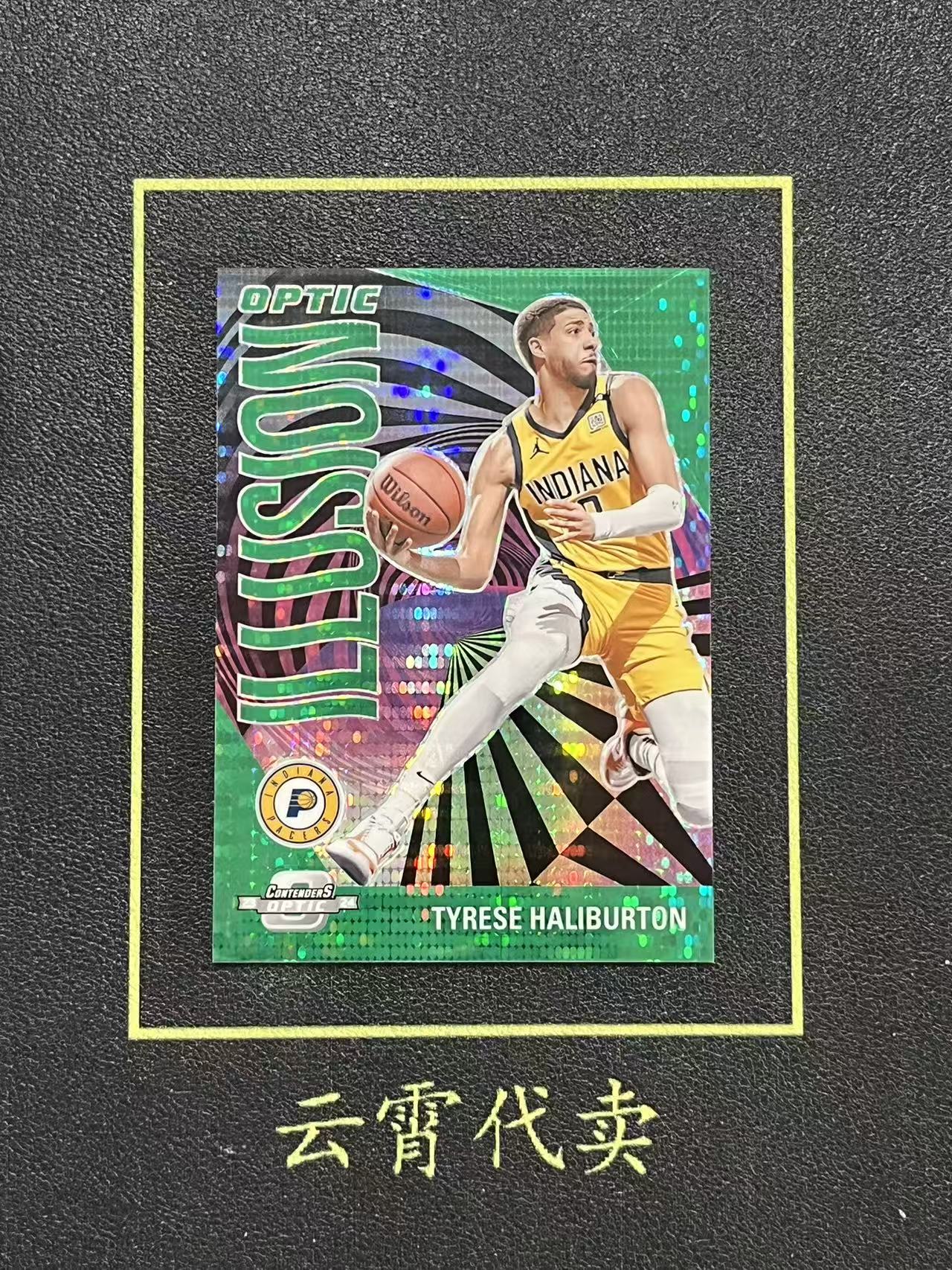 2023-24 Panini Contenders Optic Tyrese Haliburton 【云霄代卖】球票OP 哈利伯顿 幻想 特卡 ...