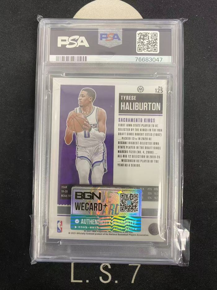 2020-21 Panini Contenders Optic Tyrese Haliburton RC LS7拍卖 球票OP 国王 新秀 ...