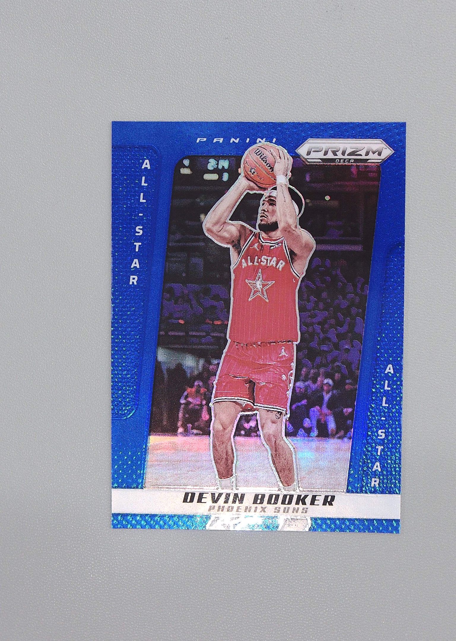2024-25 Panini Prizm Devin Booker 德文 布克 蓝折 折射 deca 复古 全明星 085/149编 卡品如图 ...