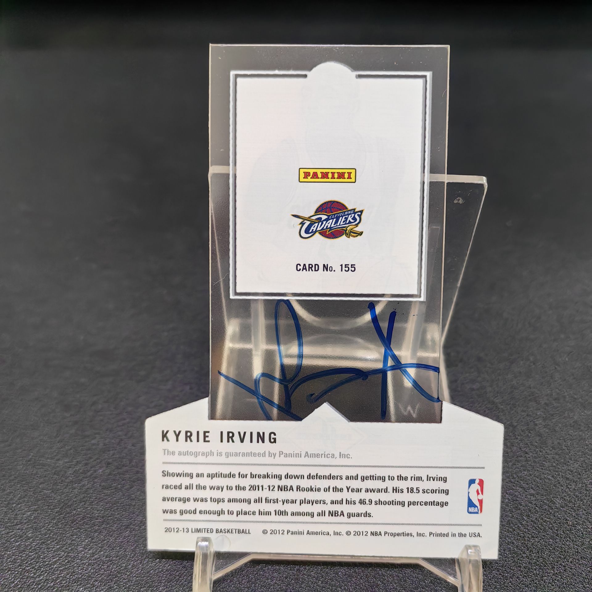 【浩行拍卖 截标预付82%】2012-13 panini Limited kyrie irving 雷米特 骑士 凯里 欧文 欧神仙 新秀 ...