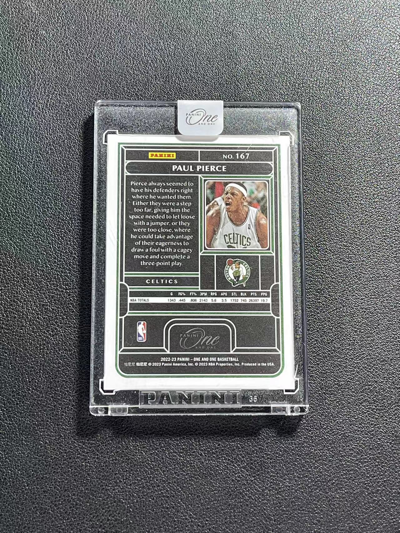 【超新星精品】2022-23 Panini One and One Paul Pierce 凯尔特人 真理 保罗皮尔斯 1of1 1/1编 黑 ...
