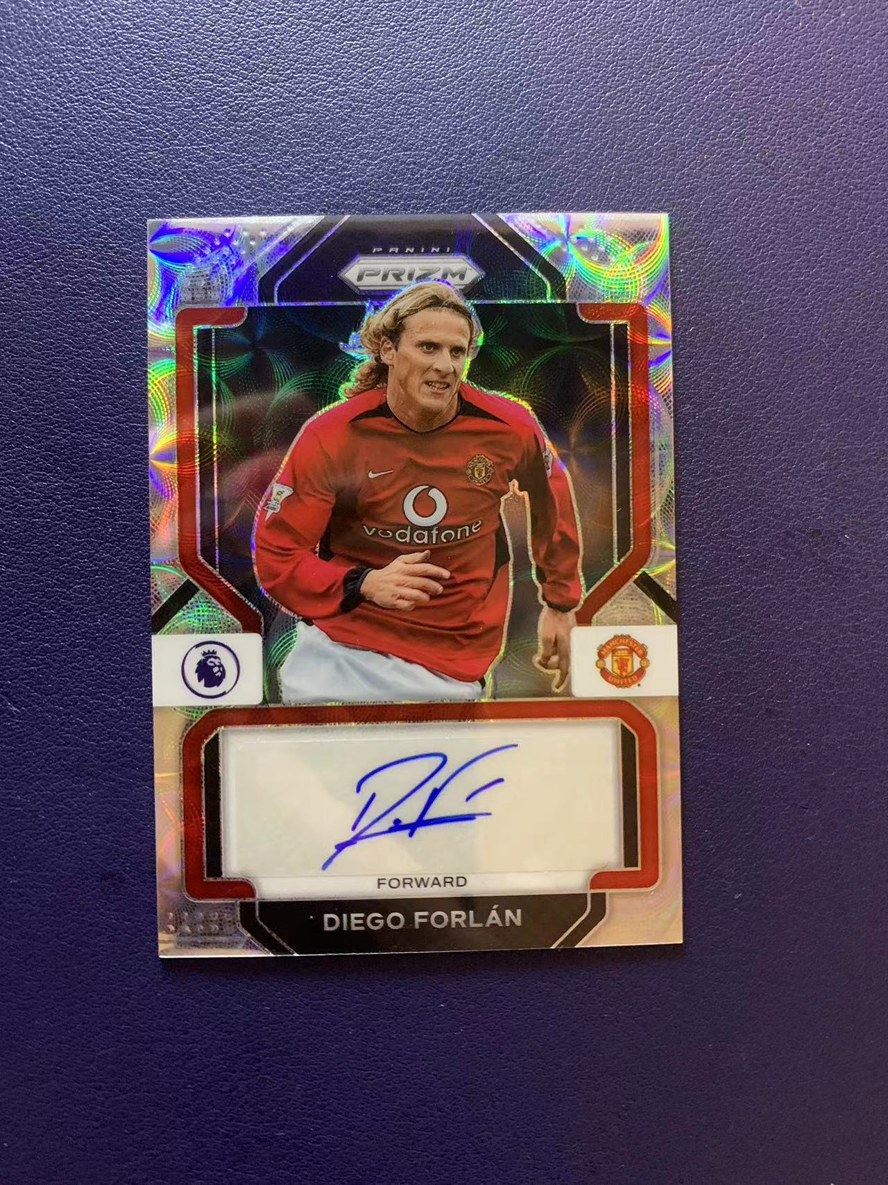 2022-23 Panini Prizm UEFA Euro forlan 【大树代卖 】pz 英超 曼联 弗兰 圈圈折 签字 贴签 折射 卡 ...